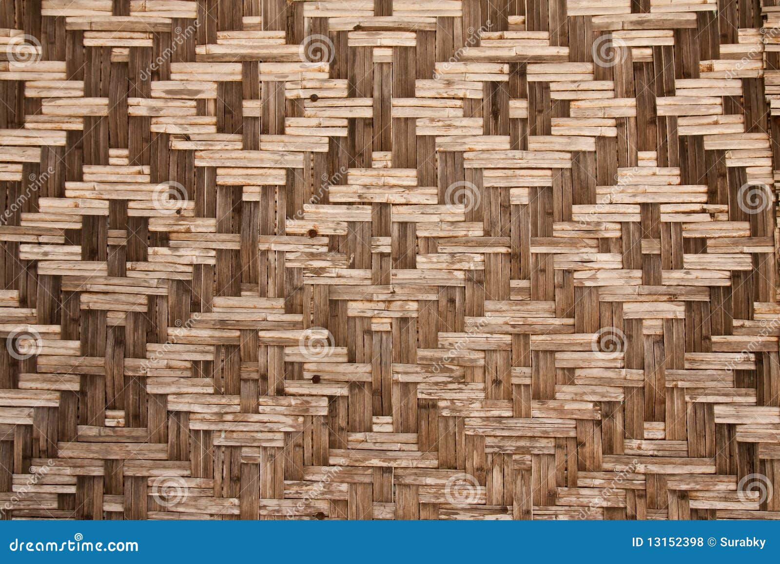 Pattern Native Thai Style Bamboo Wall Stock Photo - Image of stick ...