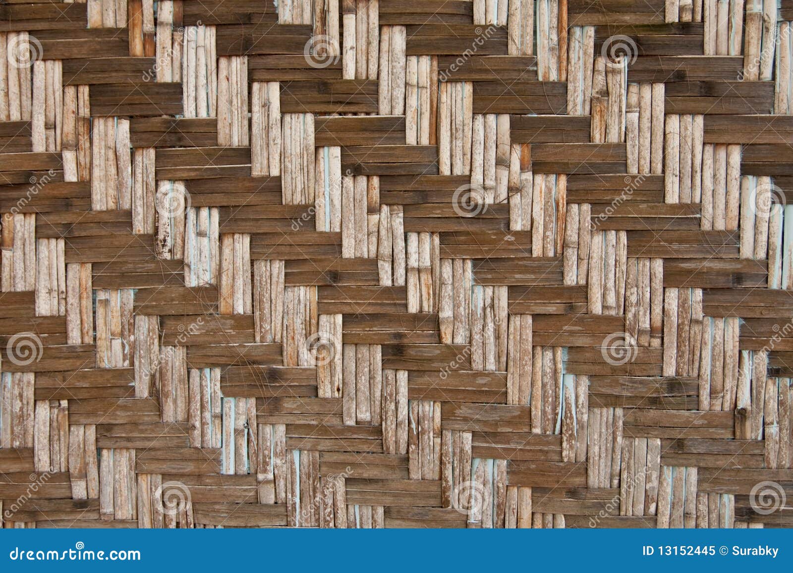 Pattern Native Thai Style Bamboo Wall Stock Image - Image of asian ...