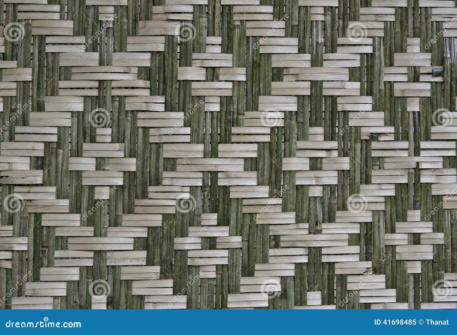 Pattern Native Thai Style Bamboo Wall Stock Image - Image of thai ...