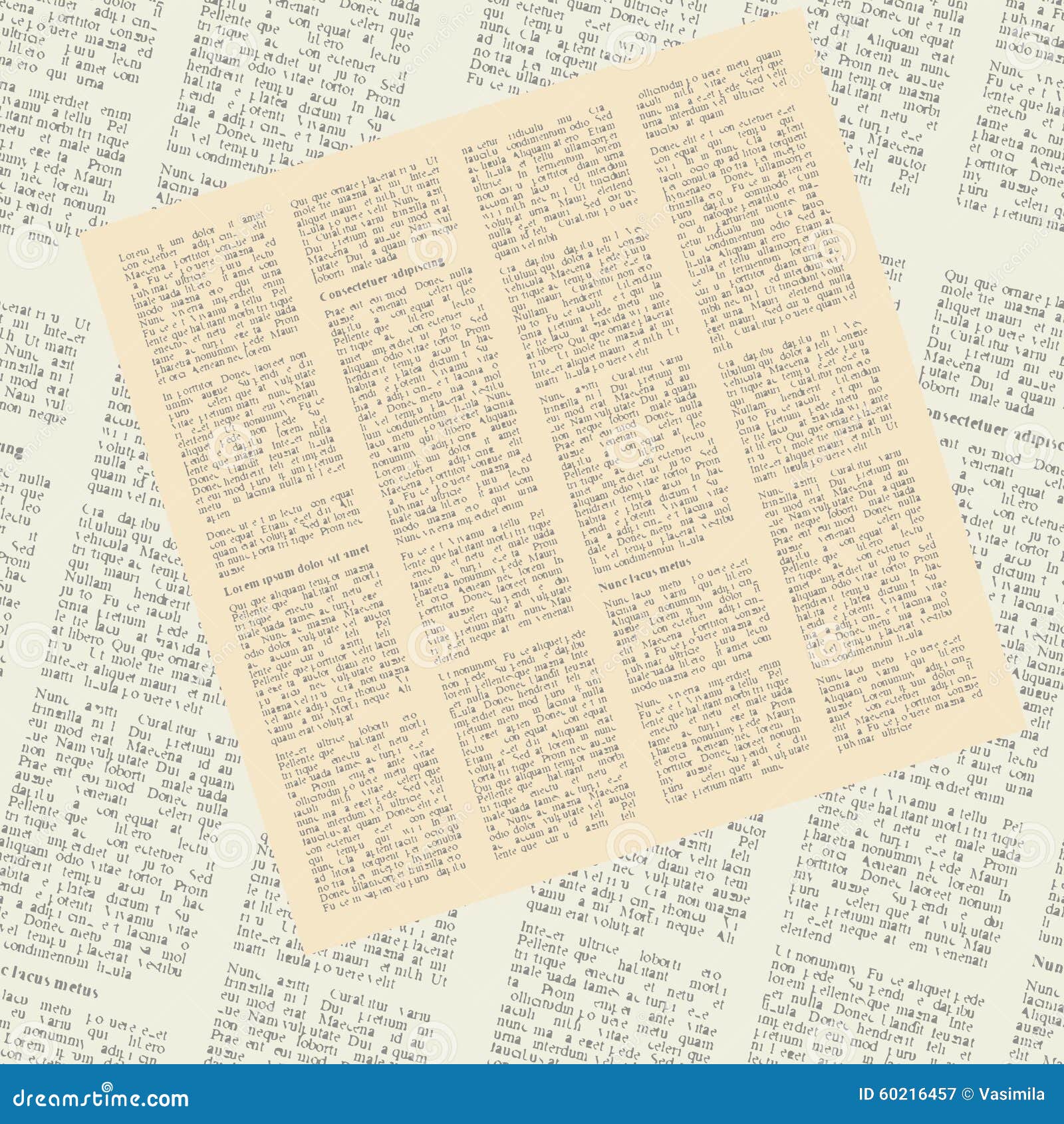 Pattern of newspapers stock vector. Illustration of news - 60216457