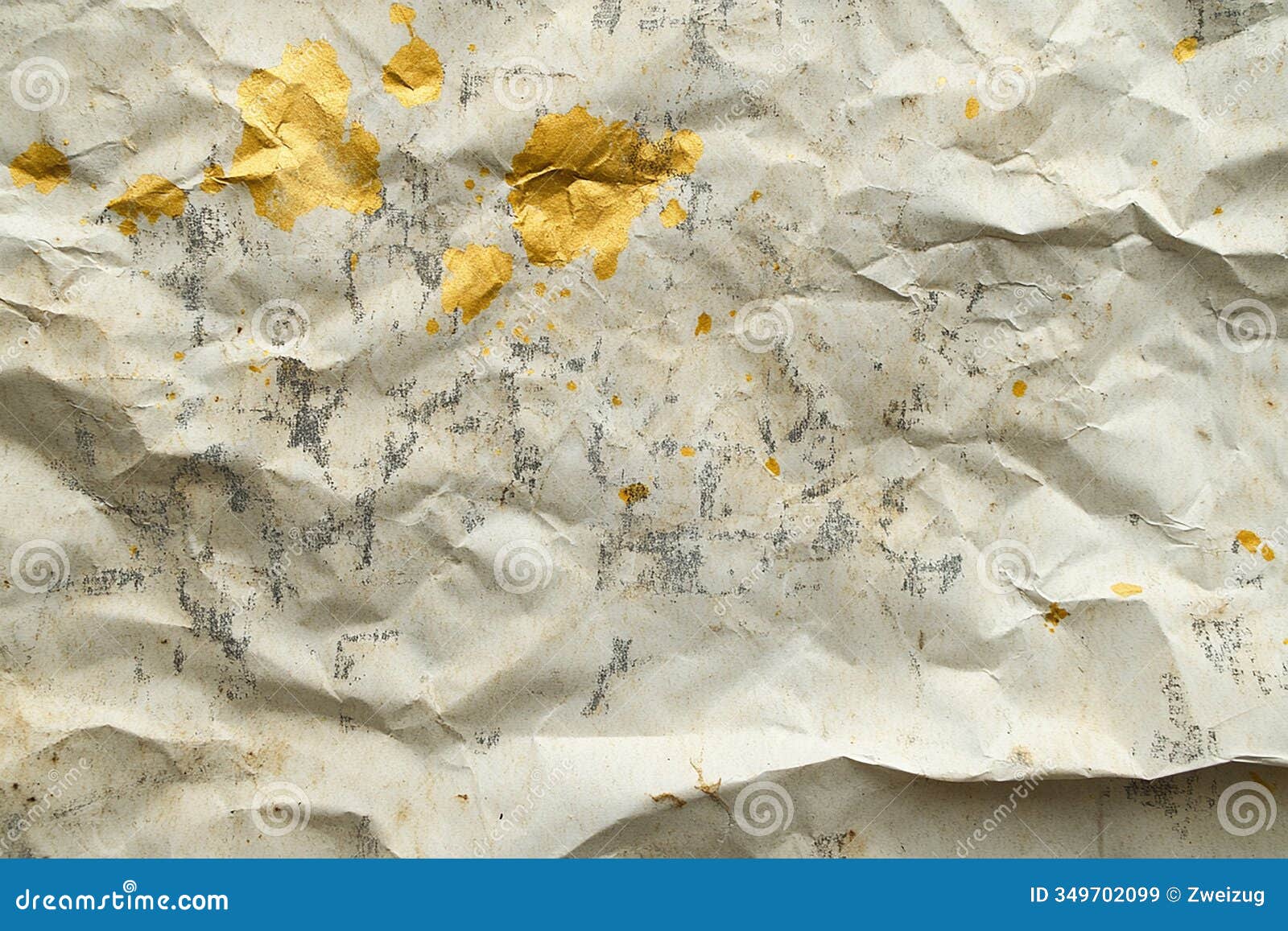 Pattern Number 473, Old Crumpled Paper Blotches Surface Realistic ...