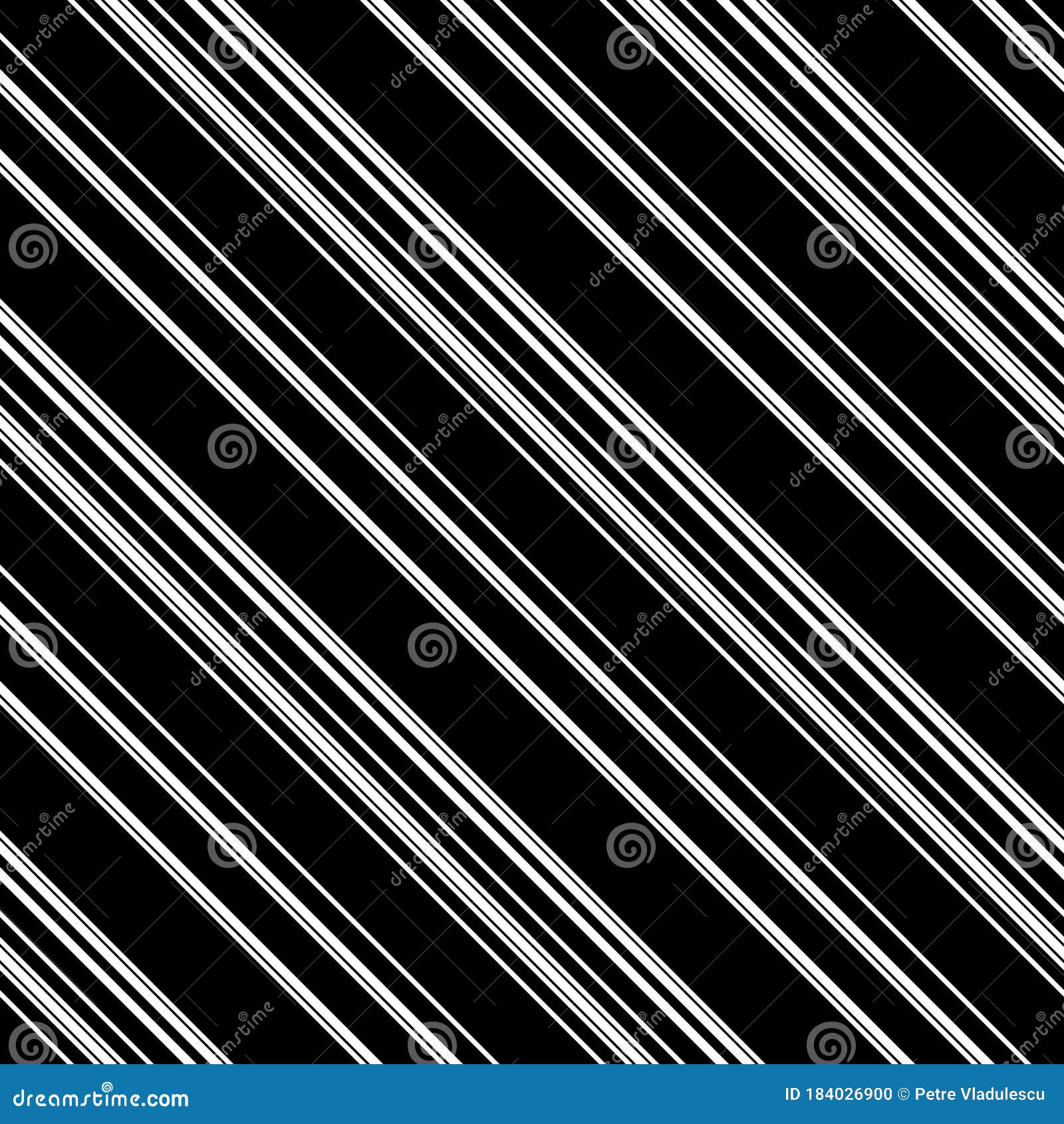 Pattern with Oblique White Stripes and Outline, Modern Stylish Image ...