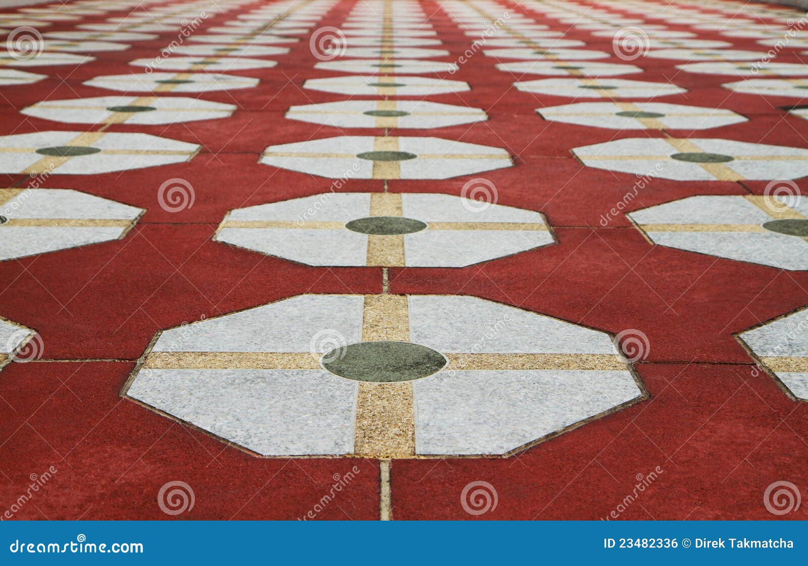 Pattern of Octagon Granite Floor Stock Photo - Image of living, indoor ...