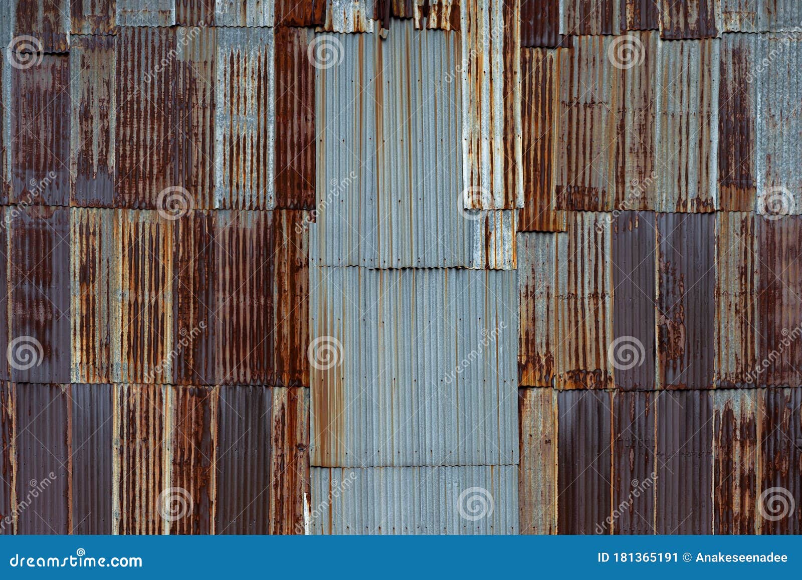 The Pattern of the Old Galvanized Sheet and Rust Stock Image - Image of ...