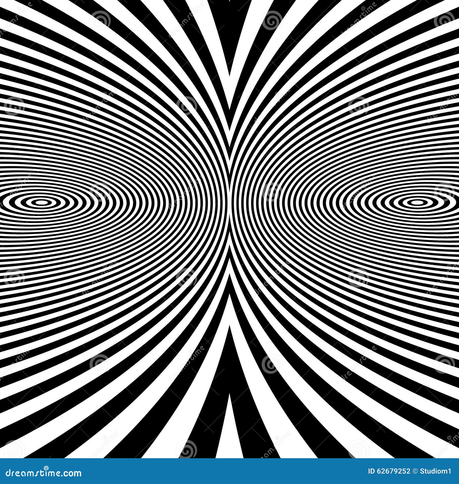 Pattern with Optical Illusion. Abstract Background. Optical Art Stock ...