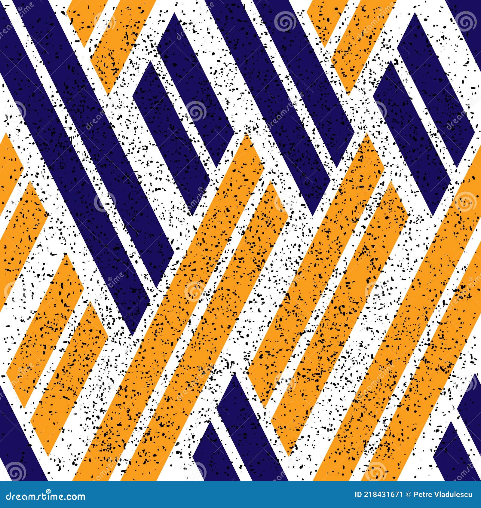 Pattern with Orange and Blue Lines 5813, Modern Stylish Image. Stock ...