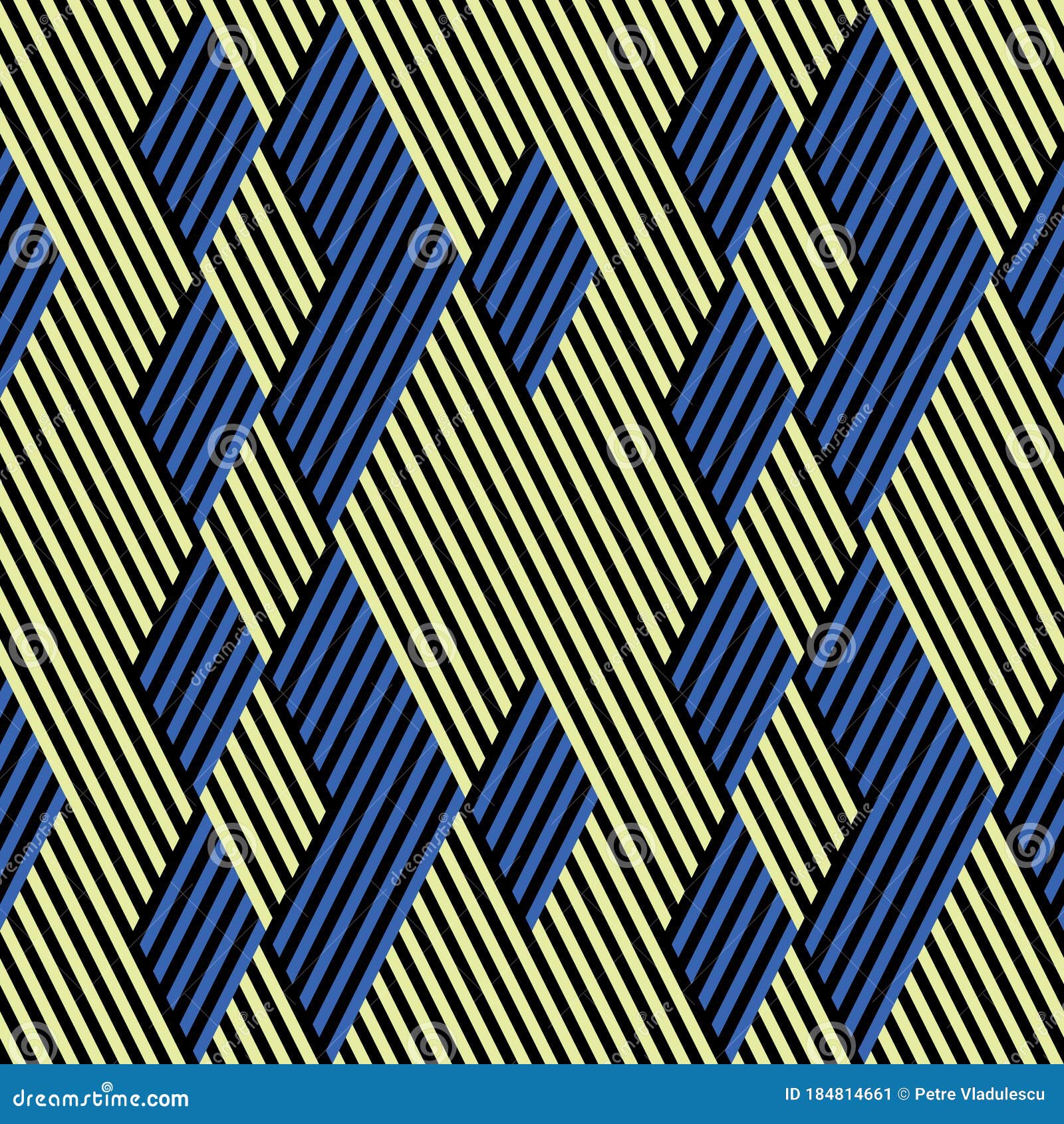 Pattern with Orange and Blue Stripes, Modern Stylish Image. Stock ...