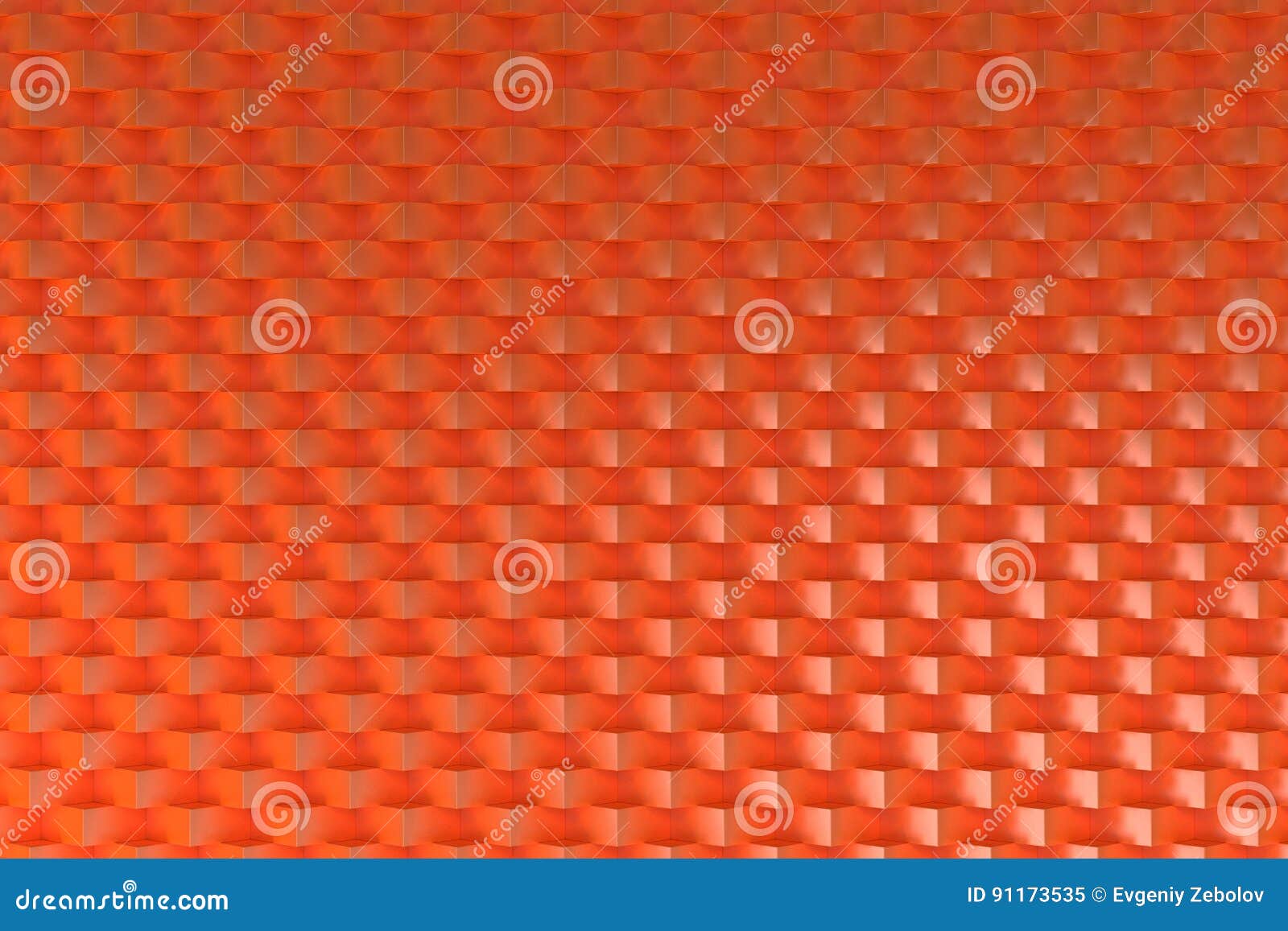 Pattern with Orange Rectangular Shapes Stock Illustration ...