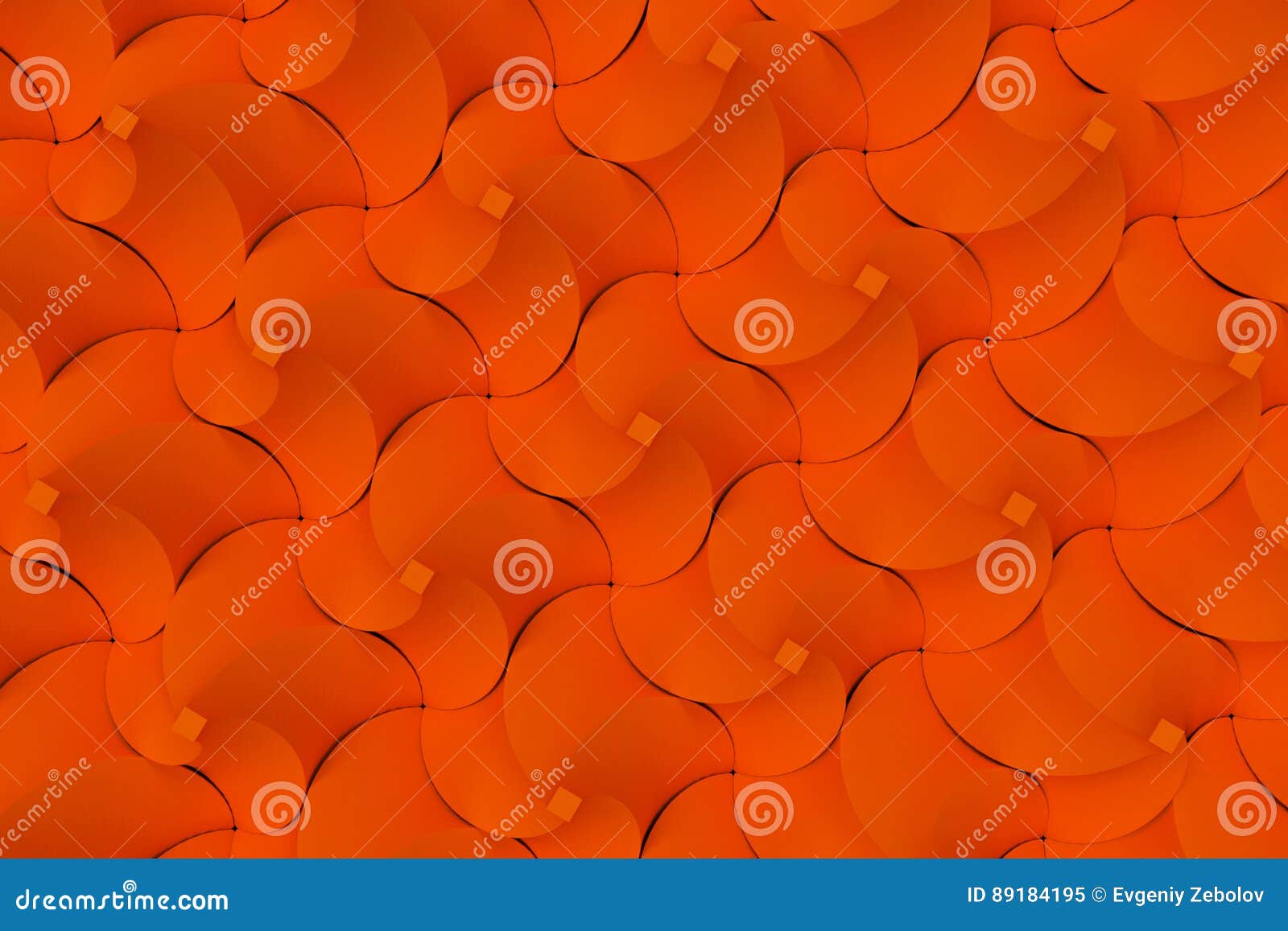 Pattern of Orange Twisted Pyramid Shapes Stock Illustration ...