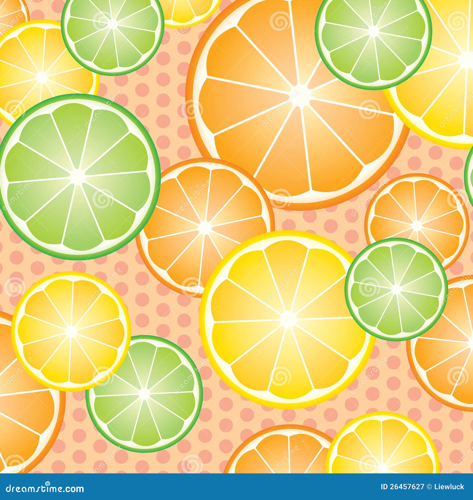 Pattern oranges slices stock vector. Illustration of abstract - 26457627