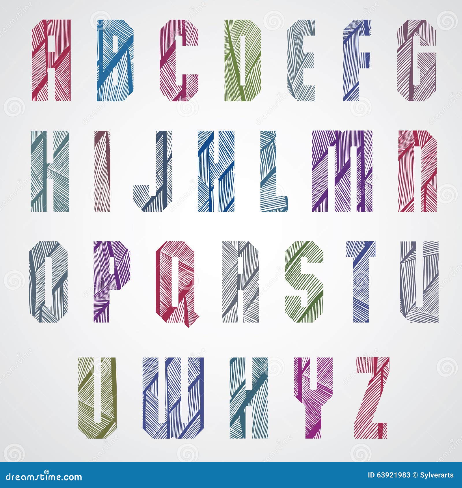 Pattern Ornamental Colorful Fashionable Font, Rectangular Upper Stock ...