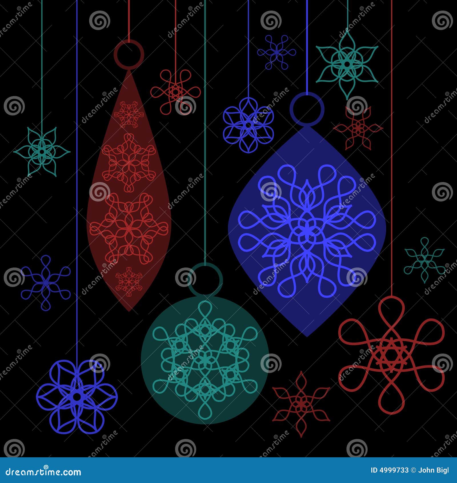 Pattern ornaments stock vector. Illustration of year, december - 4999733