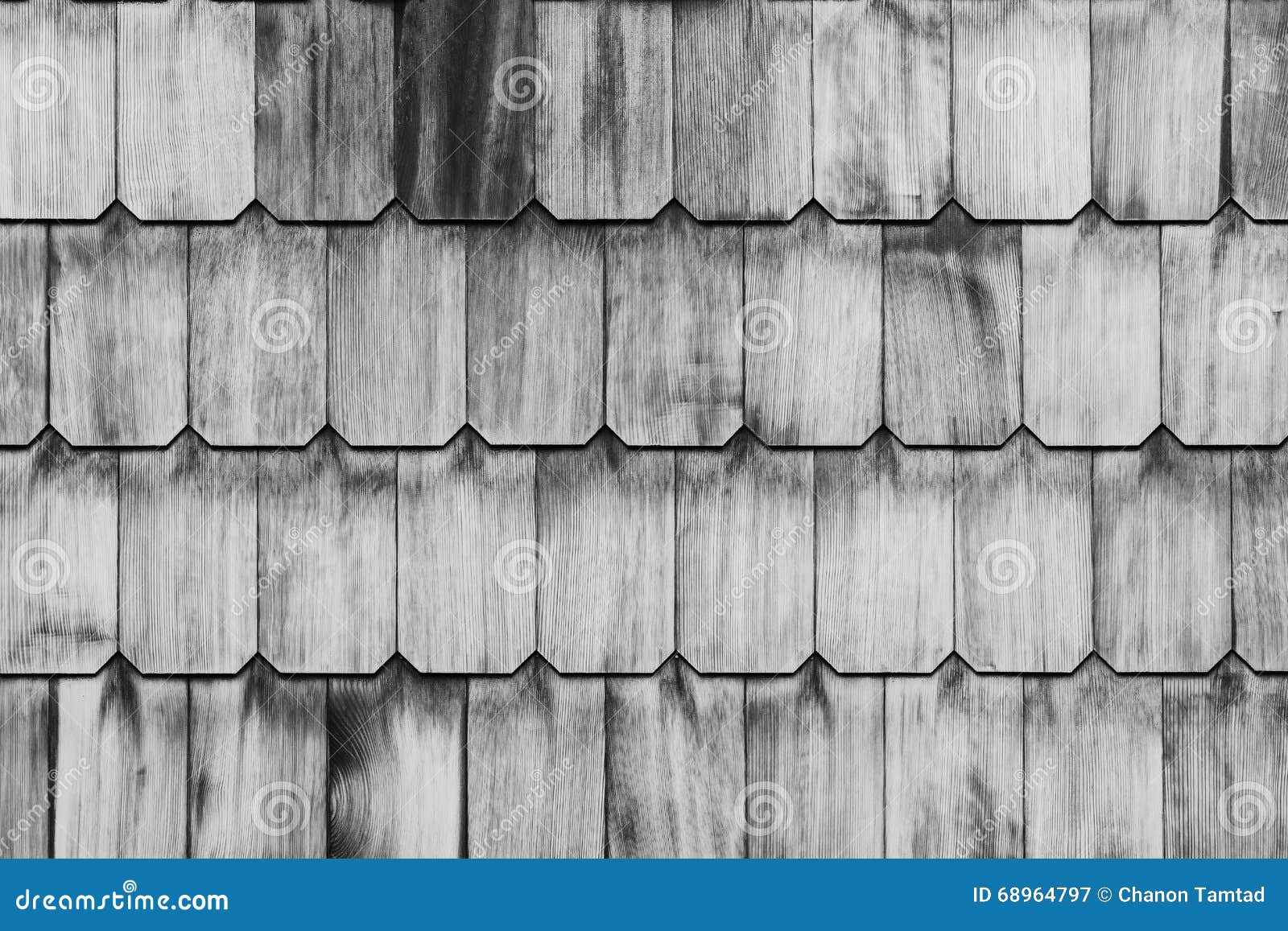 Pattern Of Overlap Shingle White Wood Texture. Royalty-Free Stock ...