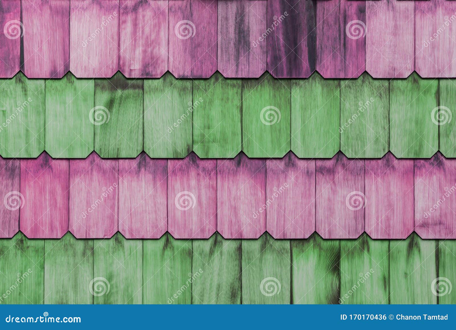 Pattern of Overlap Shingle Wood Texture Stock Photo - Image of ...