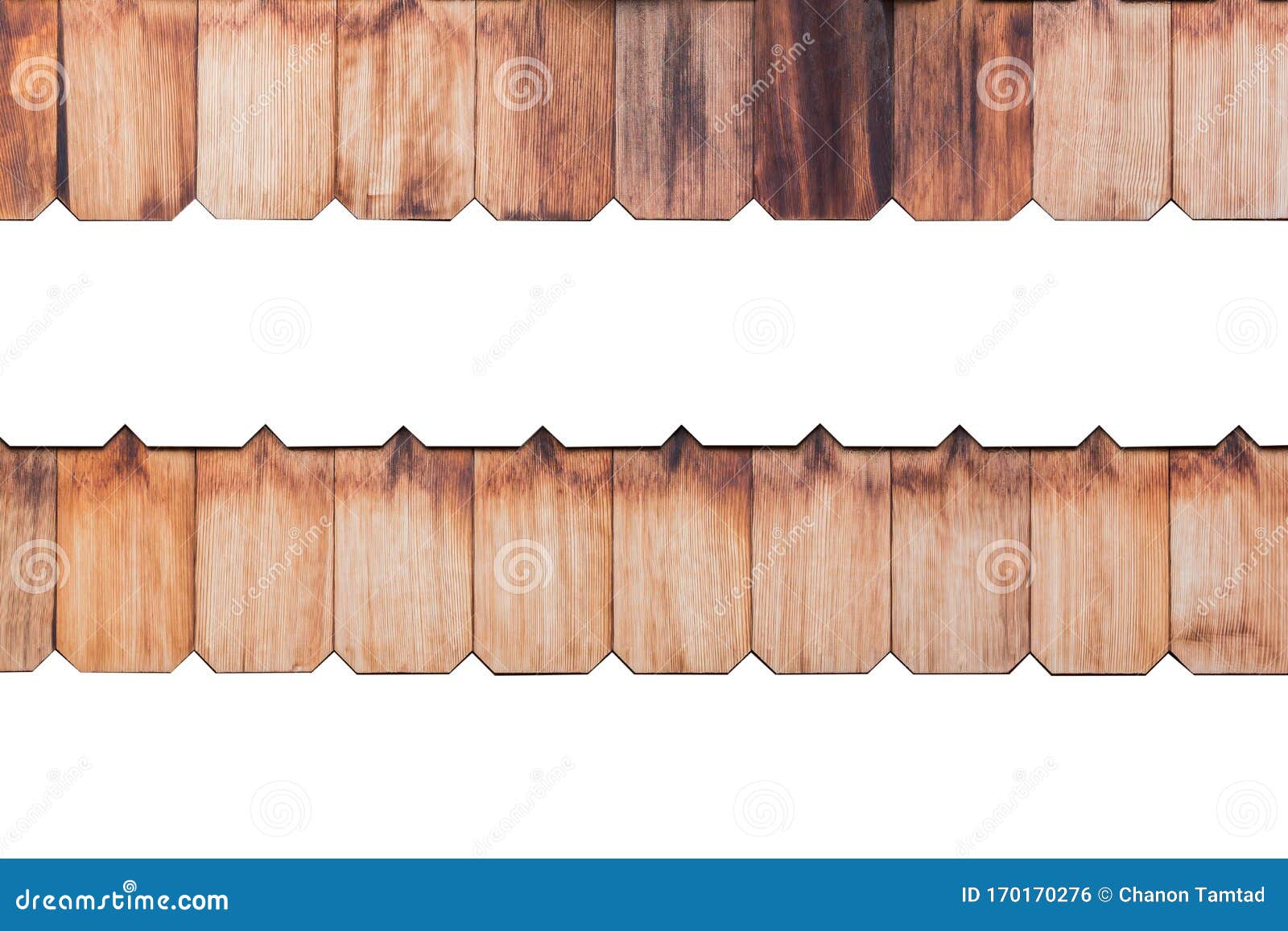 Pattern of Overlap Shingle Wood Texture Stock Photo - Image of repeat ...
