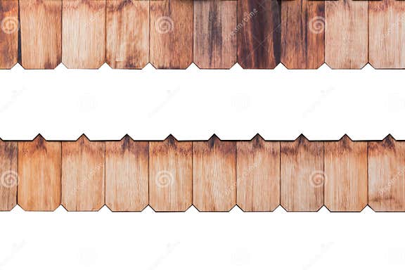 Pattern of Overlap Shingle Wood Texture Stock Photo - Image of repeat ...