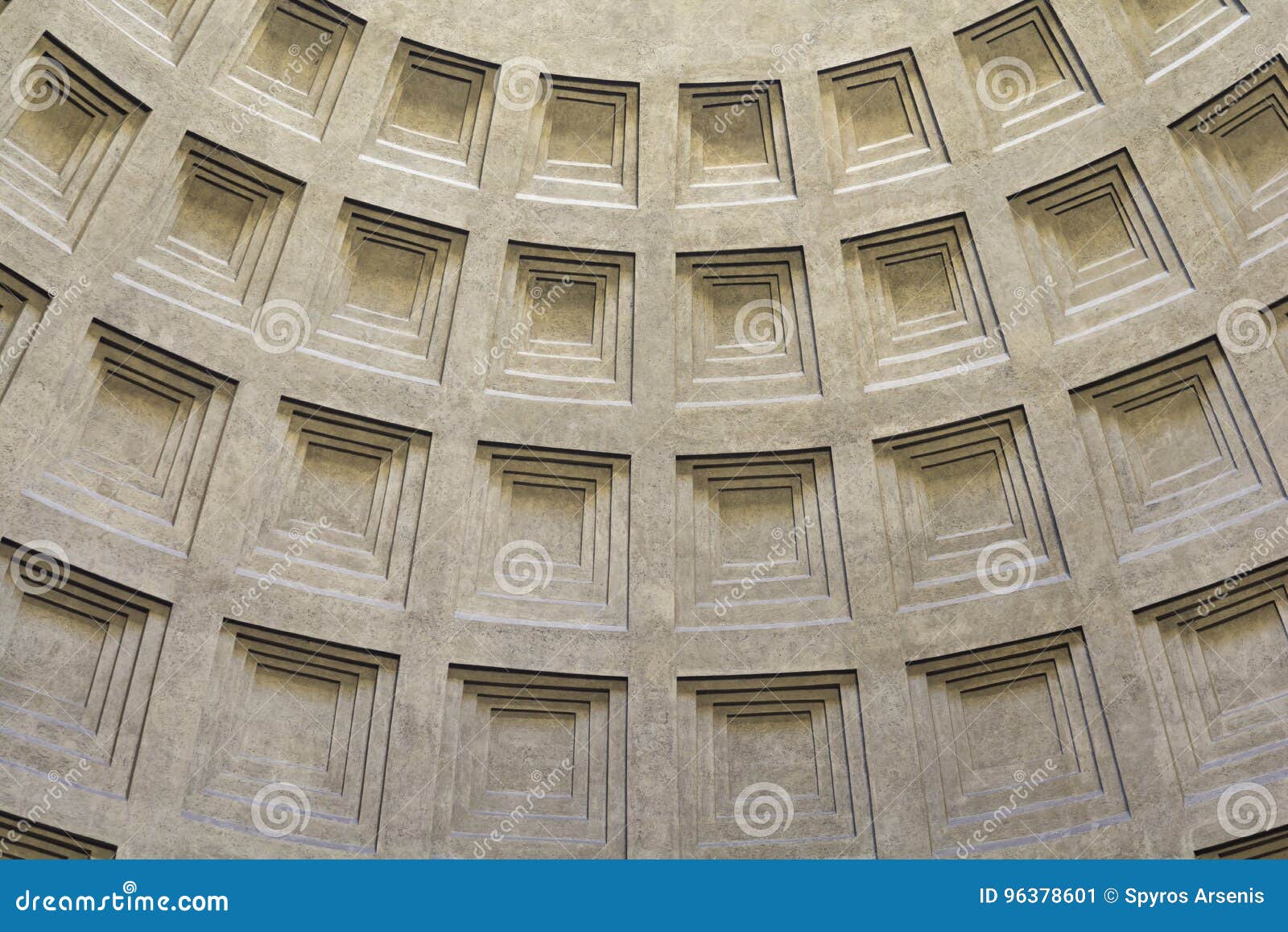 Pattern of Pantheon& X27;s Dome Editorial Photo - Image of basilica ...