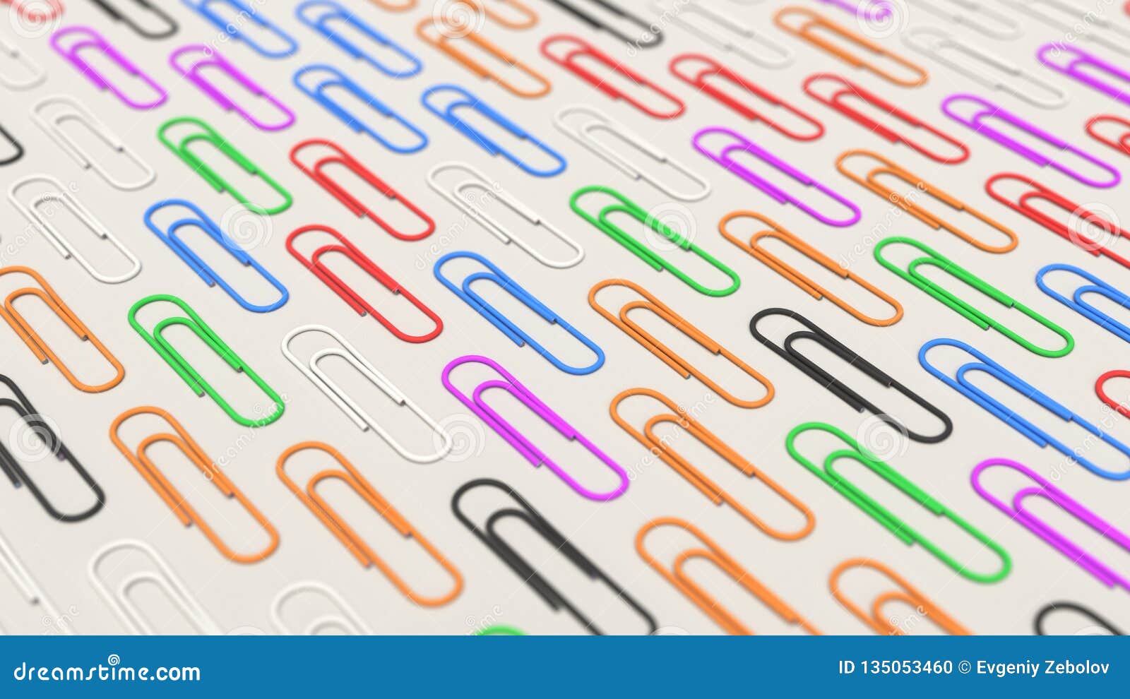 Pattern from paper clips stock illustration. Illustration of isolated ...