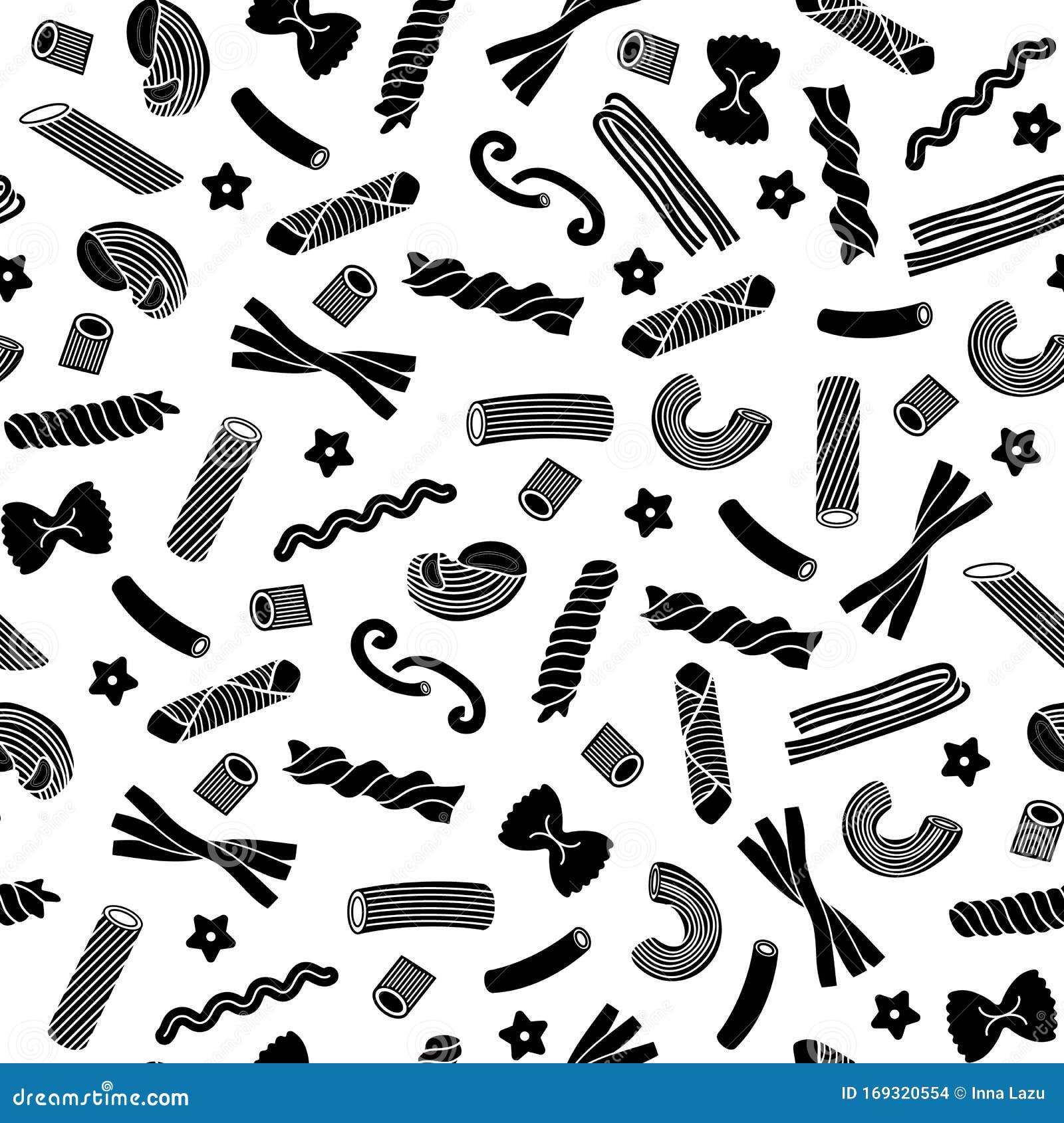 Penne Macaroni Noodle Outline Stock Illustrations – 351 Penne Macaroni ...