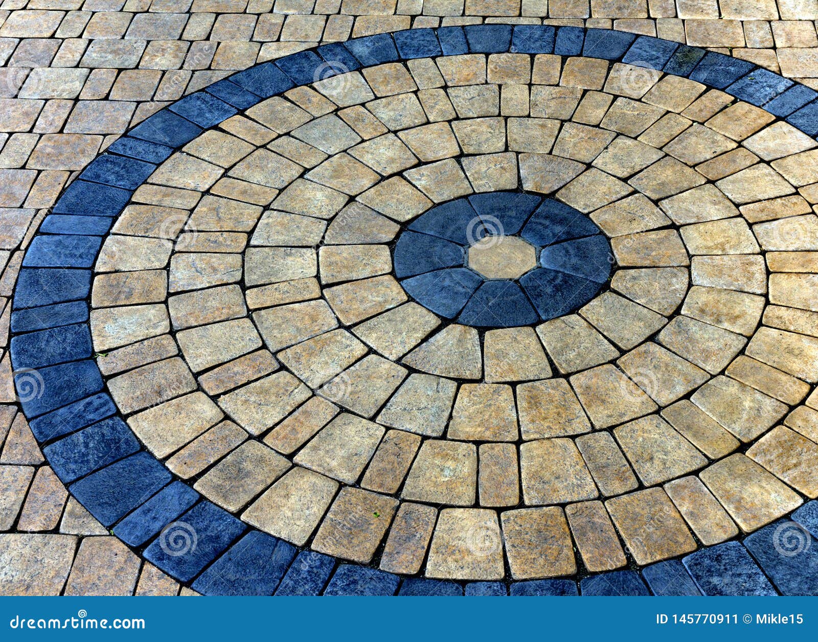 Pattern on the paved road stock image. Image of abstract - 145770911