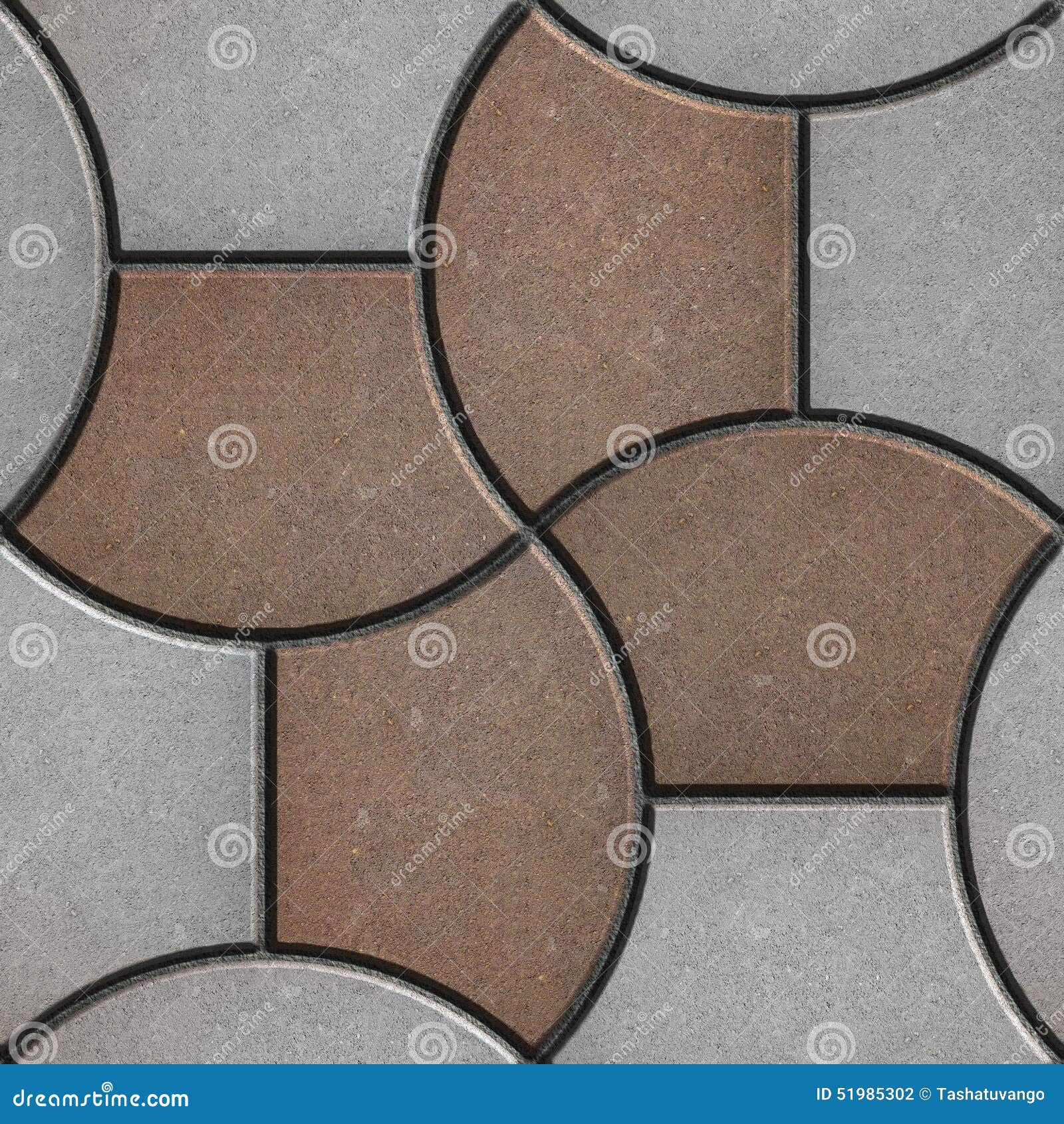 Pattern Pavement in the Form of a Trapezoid Stock Photo - Image of ...