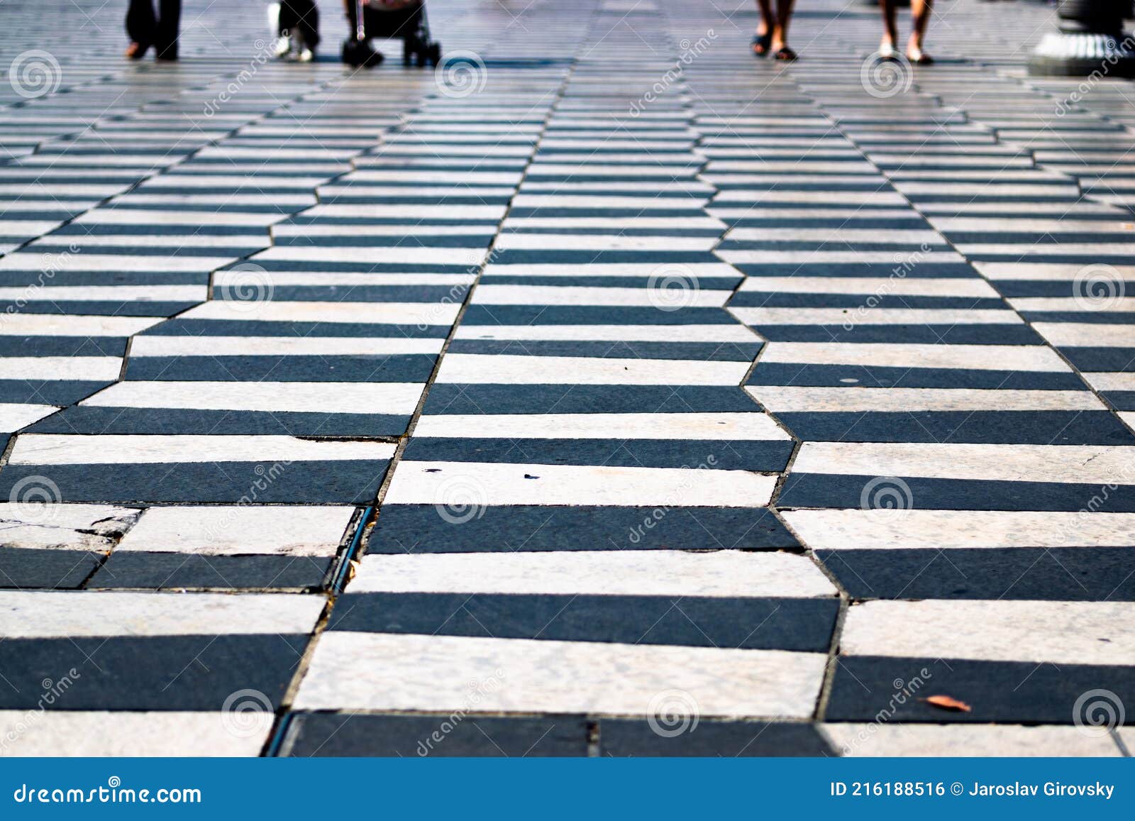 Graphic on the pavement stock photo. Image of decoration - 216188516