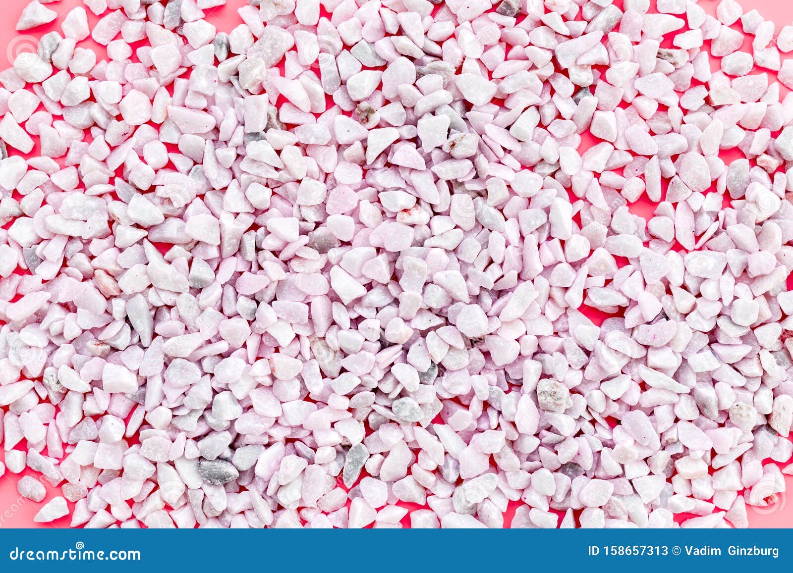 Pattern with Pebble on Pink Background Top View Stock Image - Image of ...