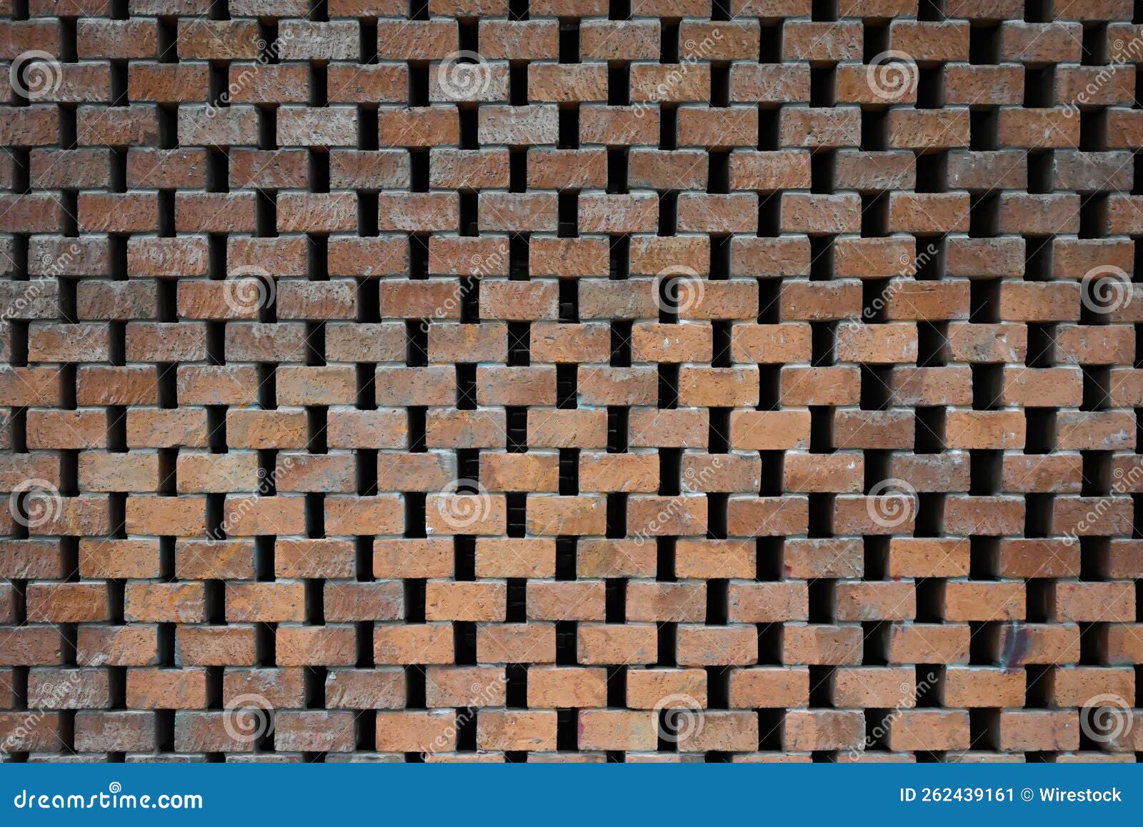 Pattern of Old Piled Up Bricks Stock Image - Image of surface, design ...