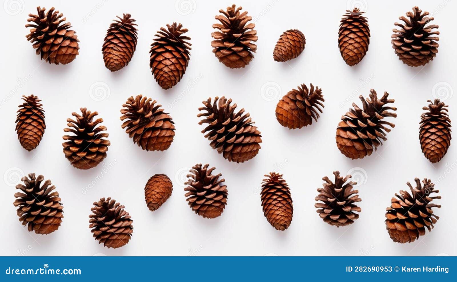 Pattern of pine cones stock illustration. Illustration of pine - 282690953
