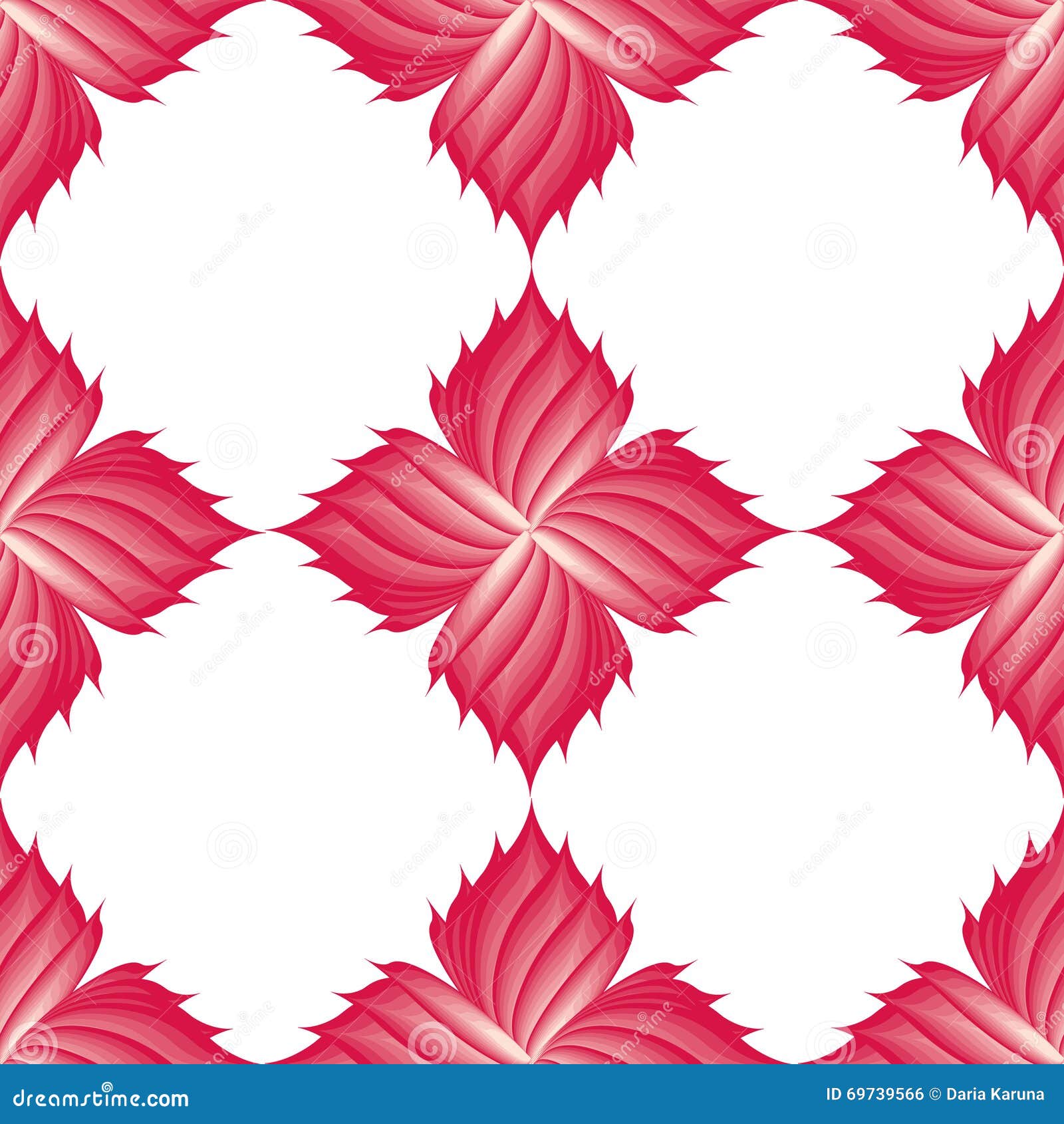Pattern of pink flowers. stock vector. Illustration of wallpaper - 69739566