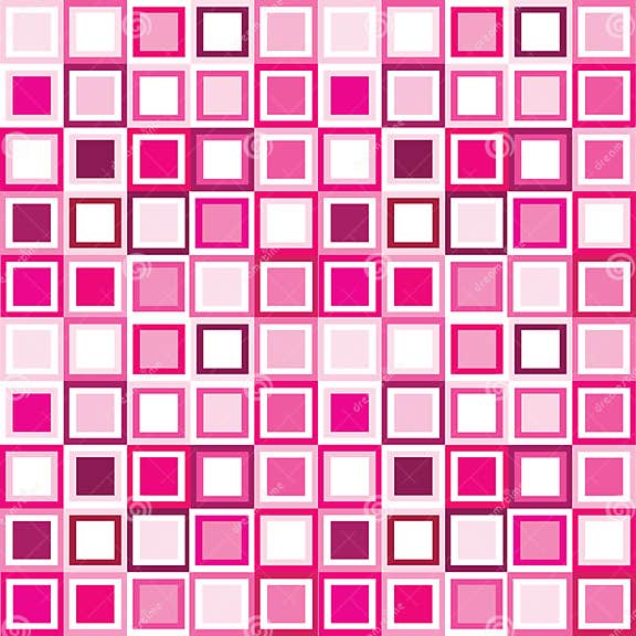 Pattern in pink squares stock illustration. Illustration of floor ...