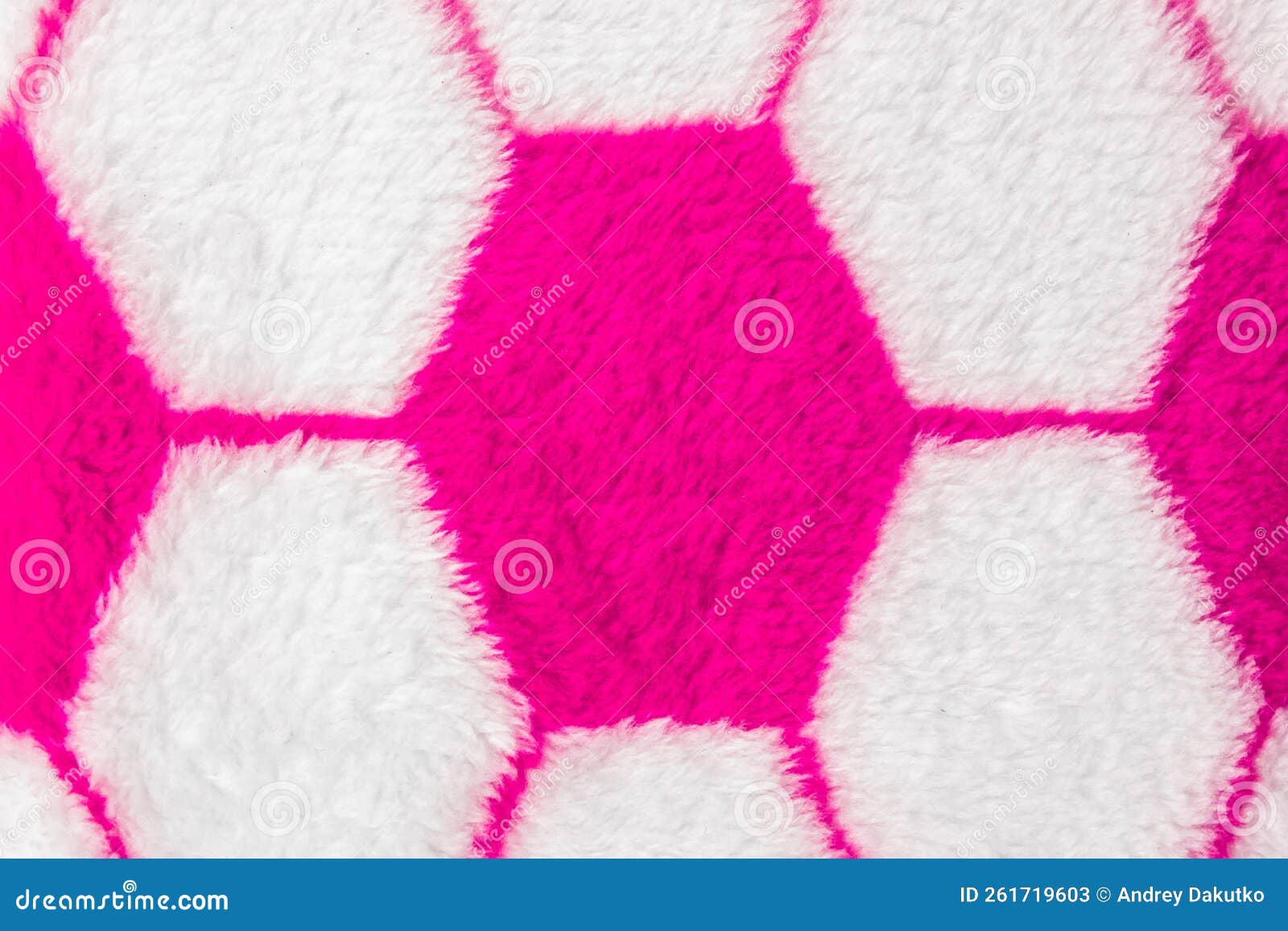 Pattern Pink White Hexagon Design Fabric Abstract Geometric Shape ...