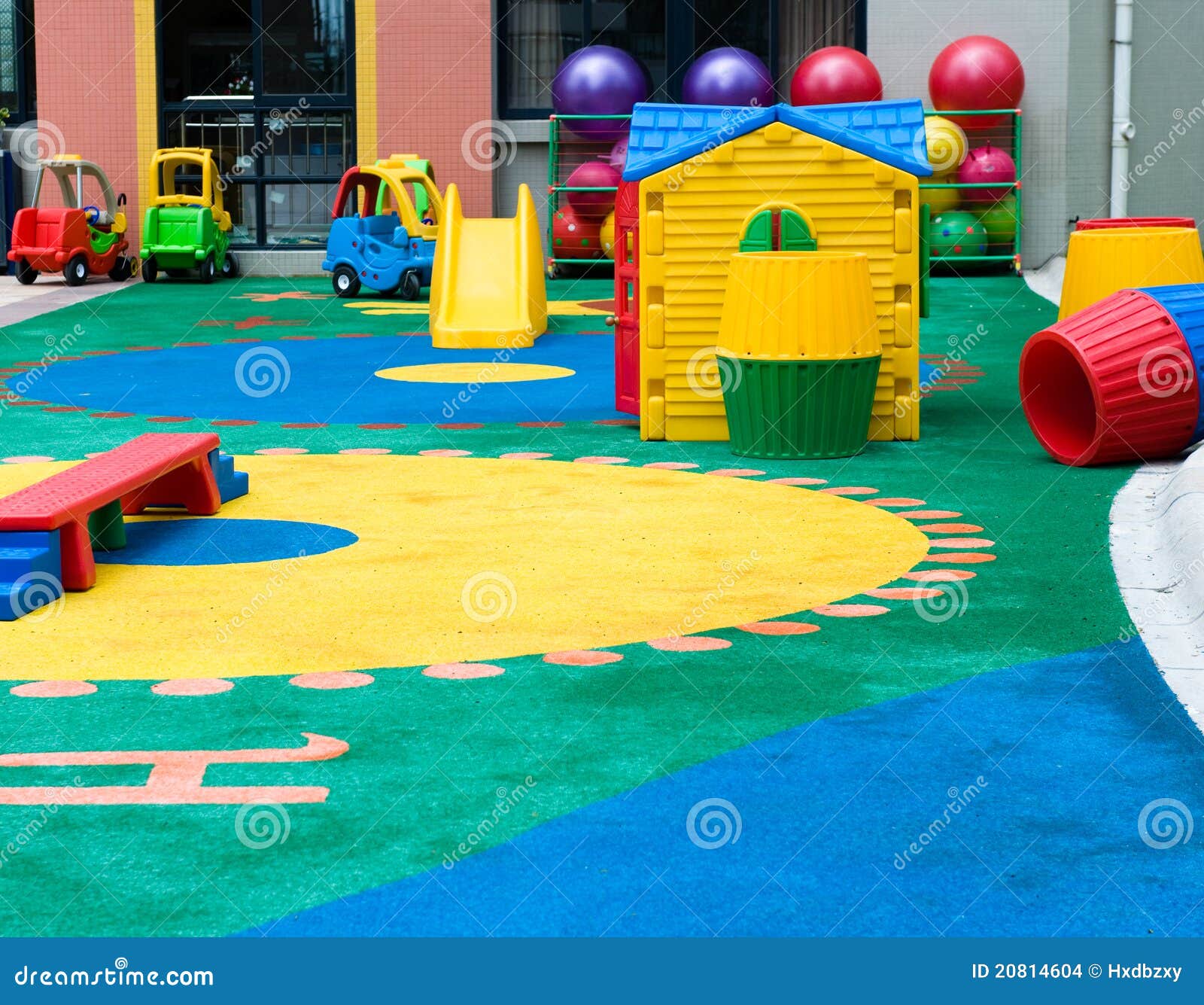 Pattern on the playground stock photo. Image of funny - 20814604
