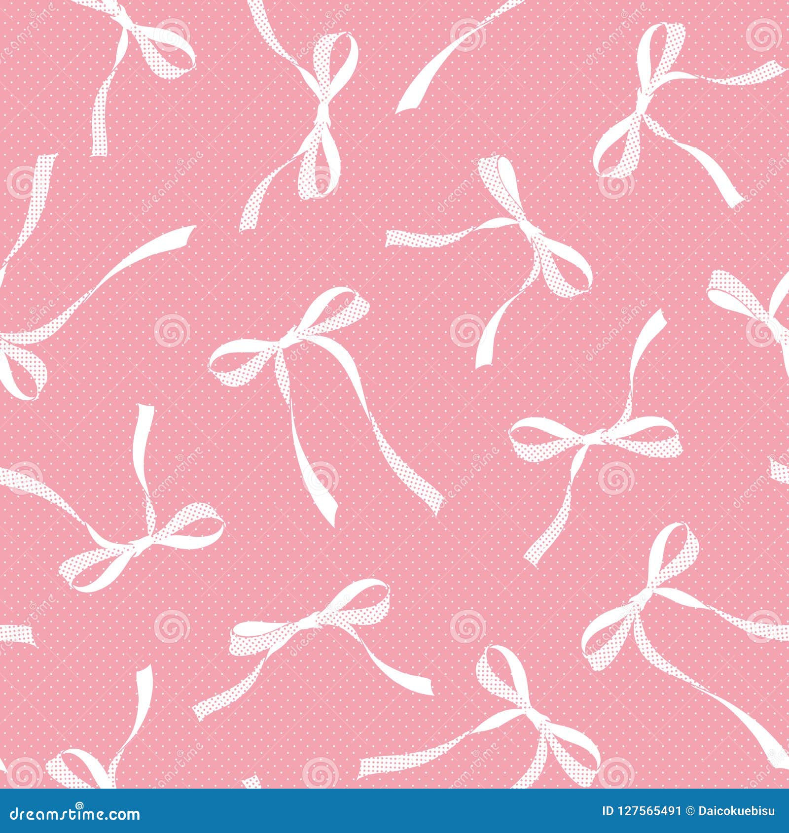 Pattern of pretty ribbon, stock vector. Illustration of decorative ...