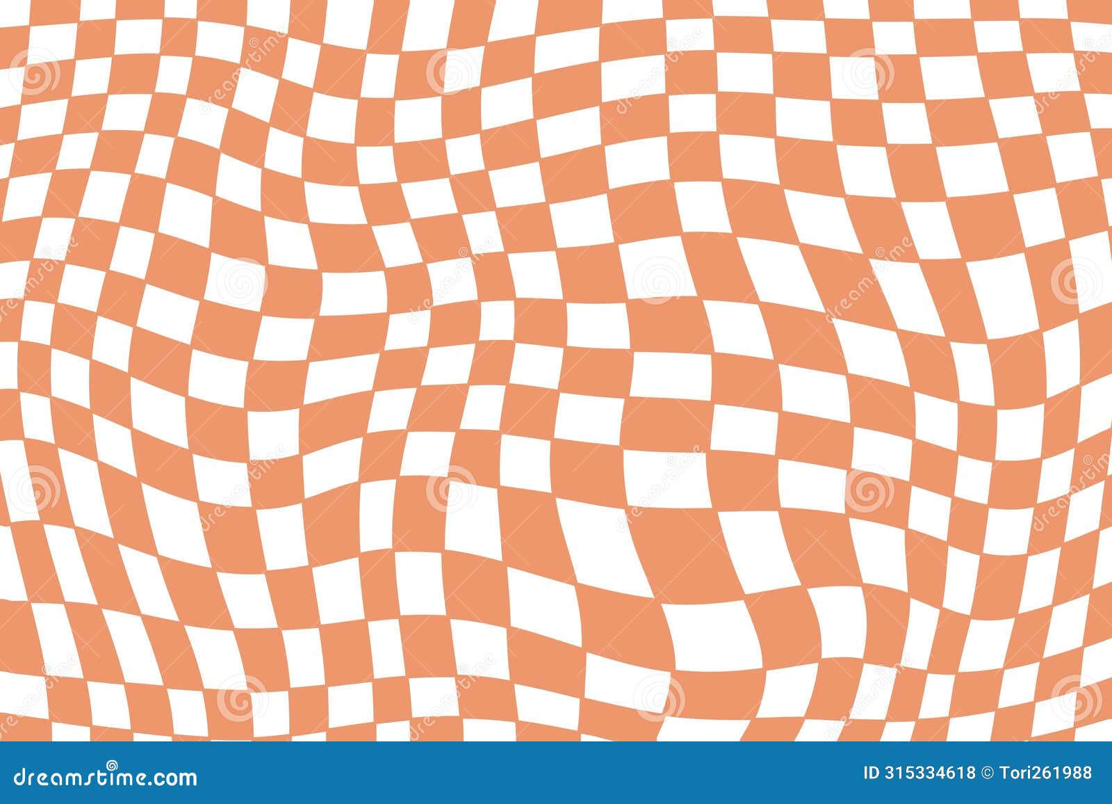Psychedelic Checkerboard Green Pattern. Funky Checkered Background ...