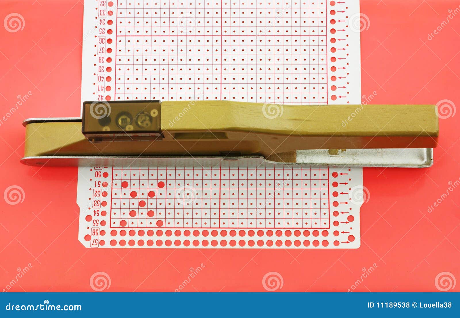 Pattern punch stock photo. Image of plastic, knitting - 11189538