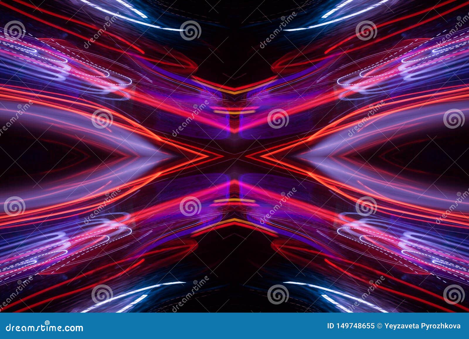 Abstract neon pattern stock illustration. Illustration of light - 149748655