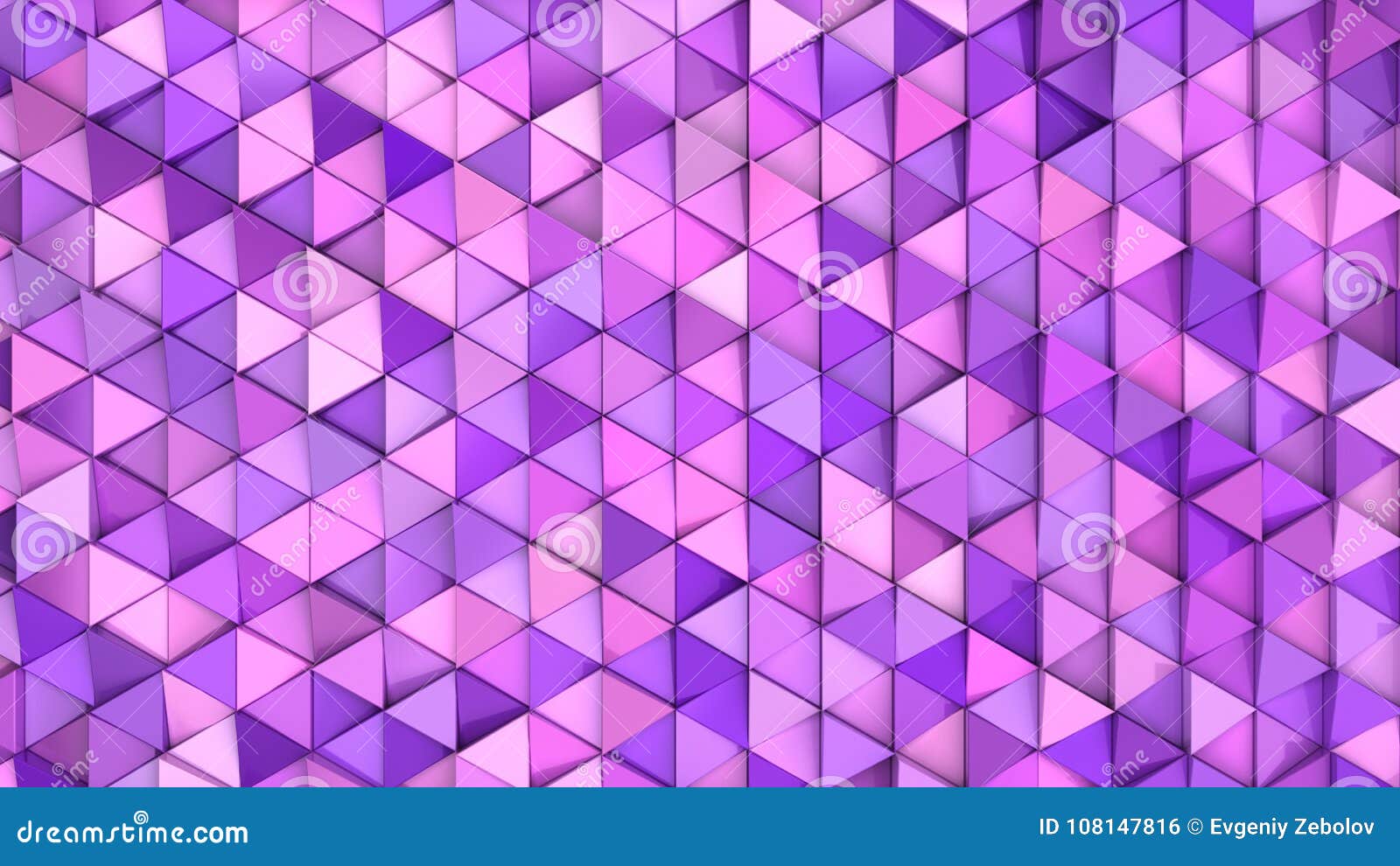 Pattern of Purple Triangle Prisms Stock Illustration - Illustration of ...