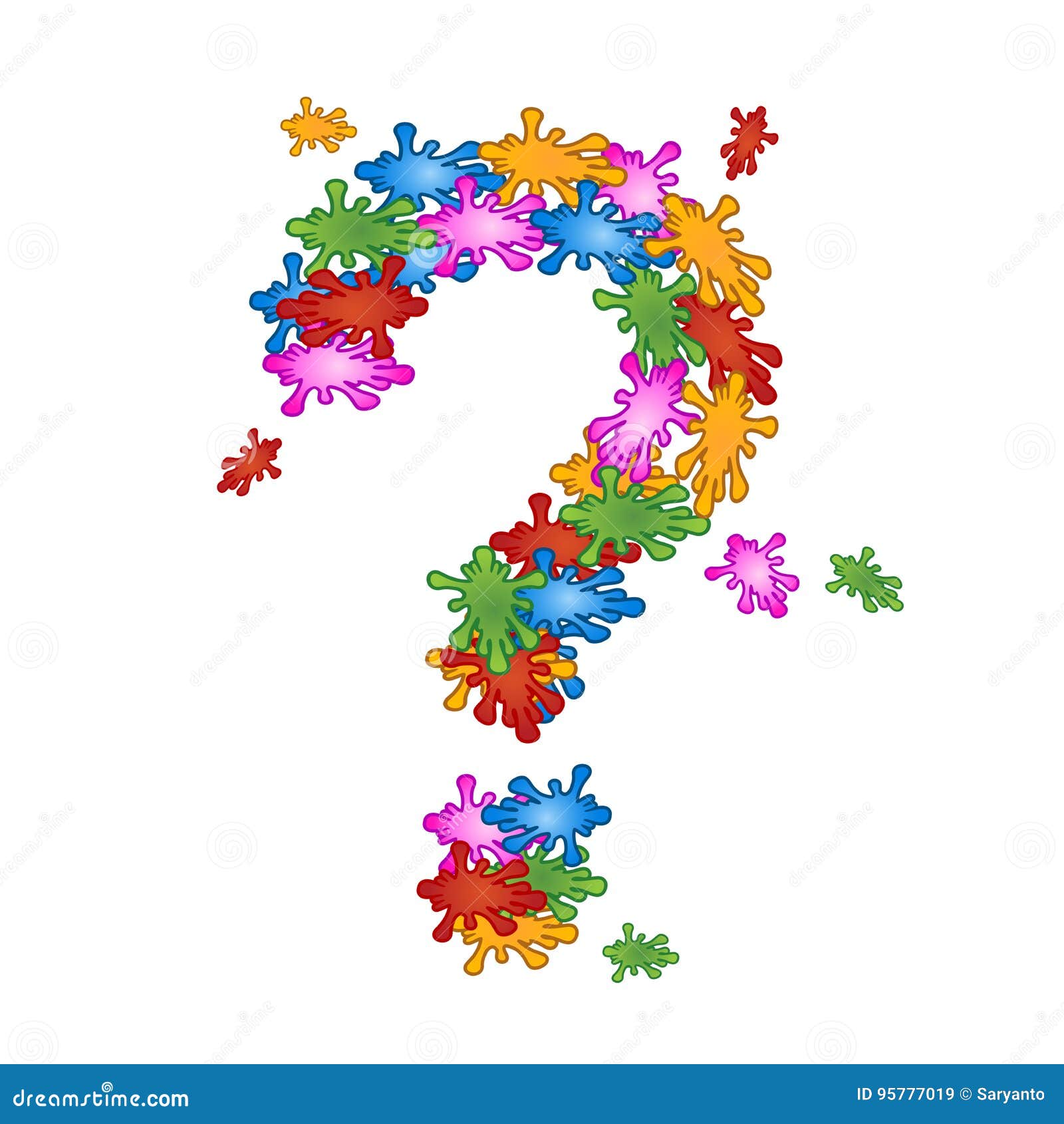 Pattern Of Question Marks Royalty-Free Illustration | CartoonDealer.com ...