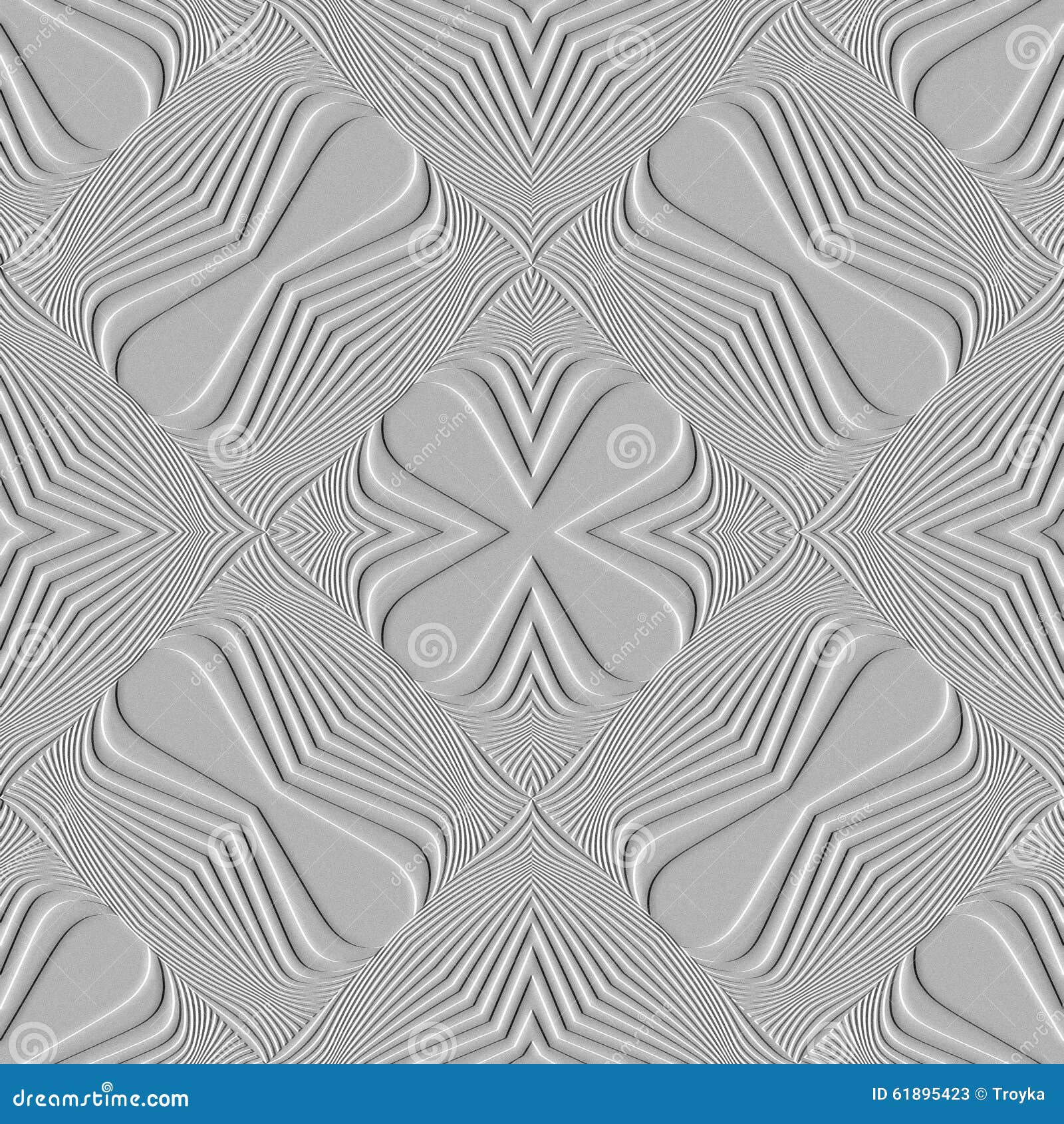 Pattern with Raised Impression Effect. Stock Illustration ...