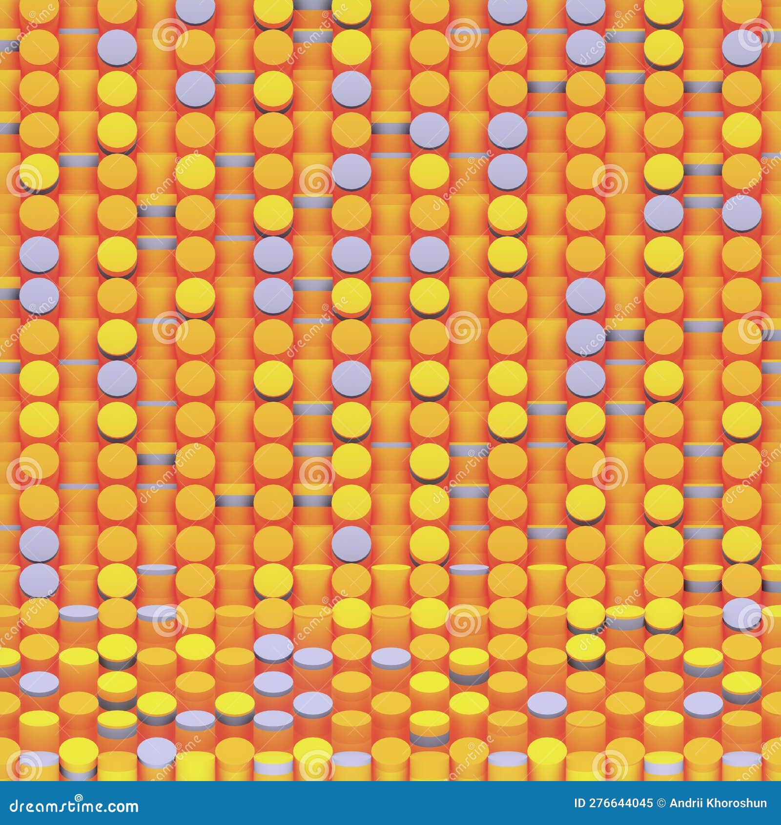 Pattern of Random Color Cylinders. Abstract Background. Geometric ...
