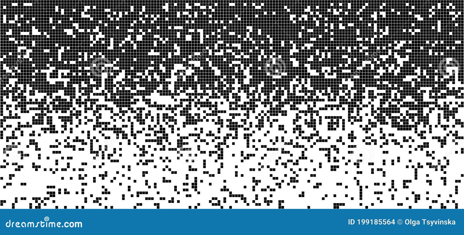 Pattern of Random Pixels. Monochromatic Background for Website, Poster ...