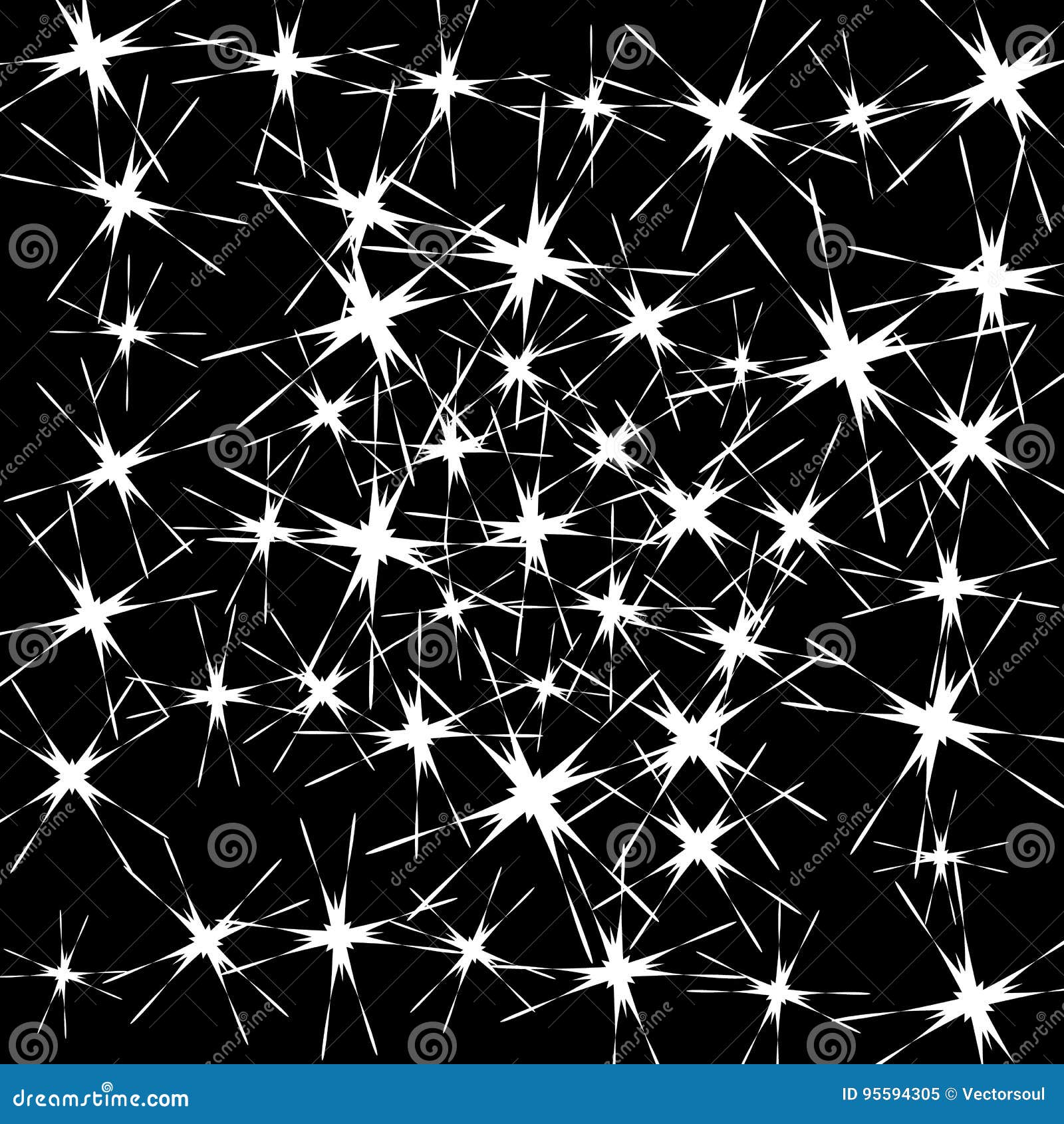 Pattern with Random Shapes. Abstract Geometric Illustration Stock ...