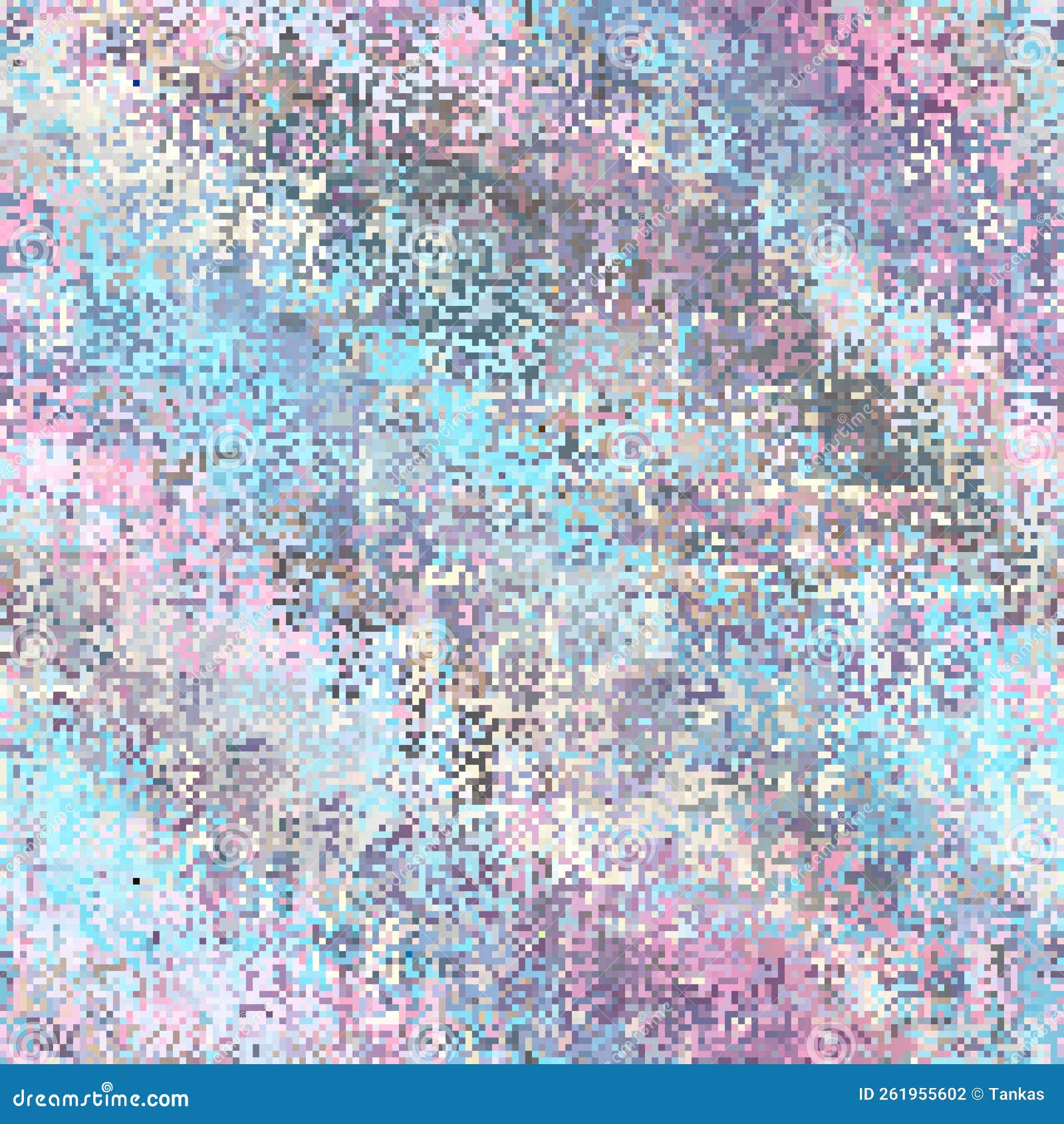 Pattern of a Random Small Dots. Seamless Dither Image Stock Vector ...