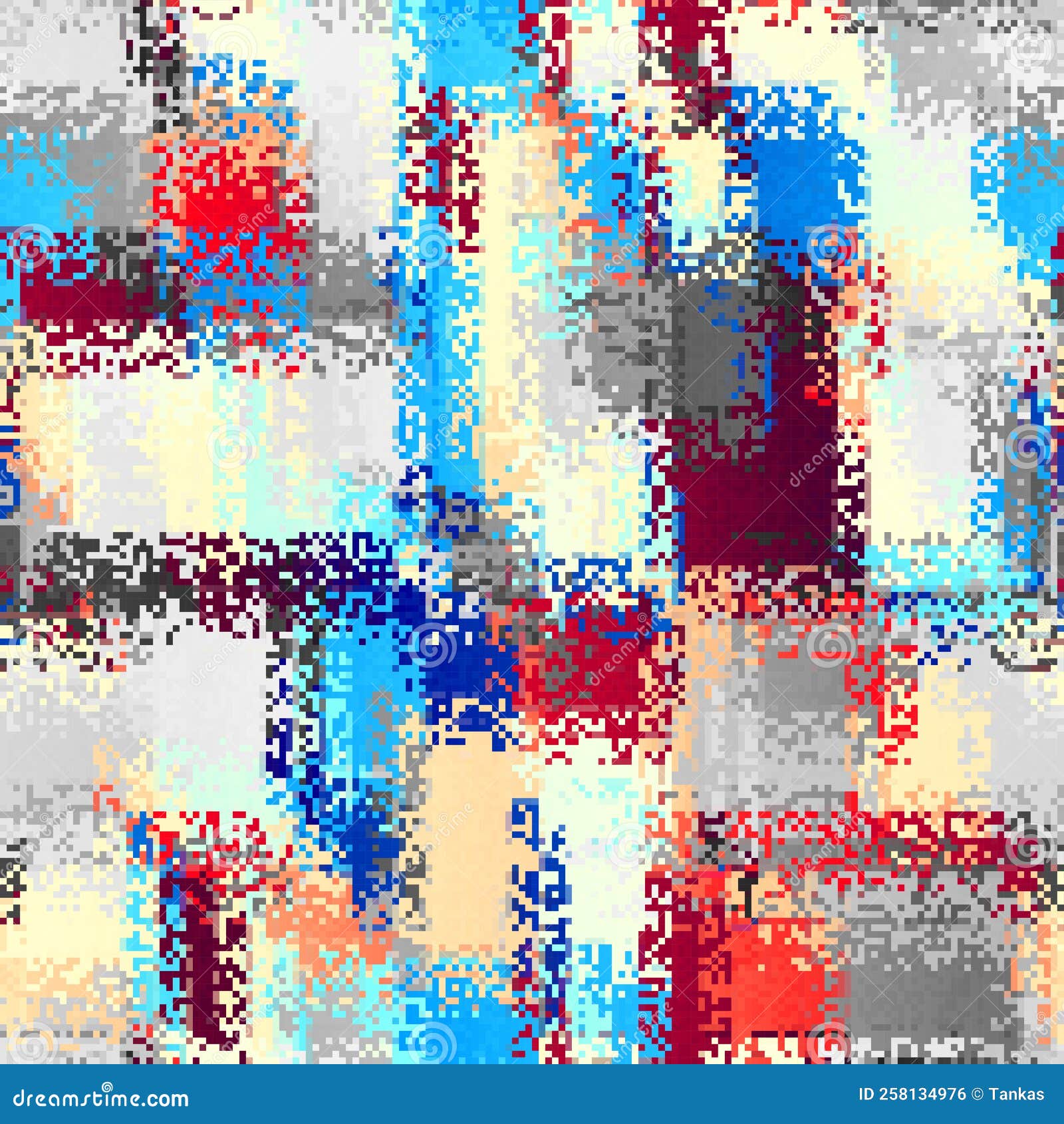 Pattern of a Random Small Dots. Seamless Image Stock Vector ...