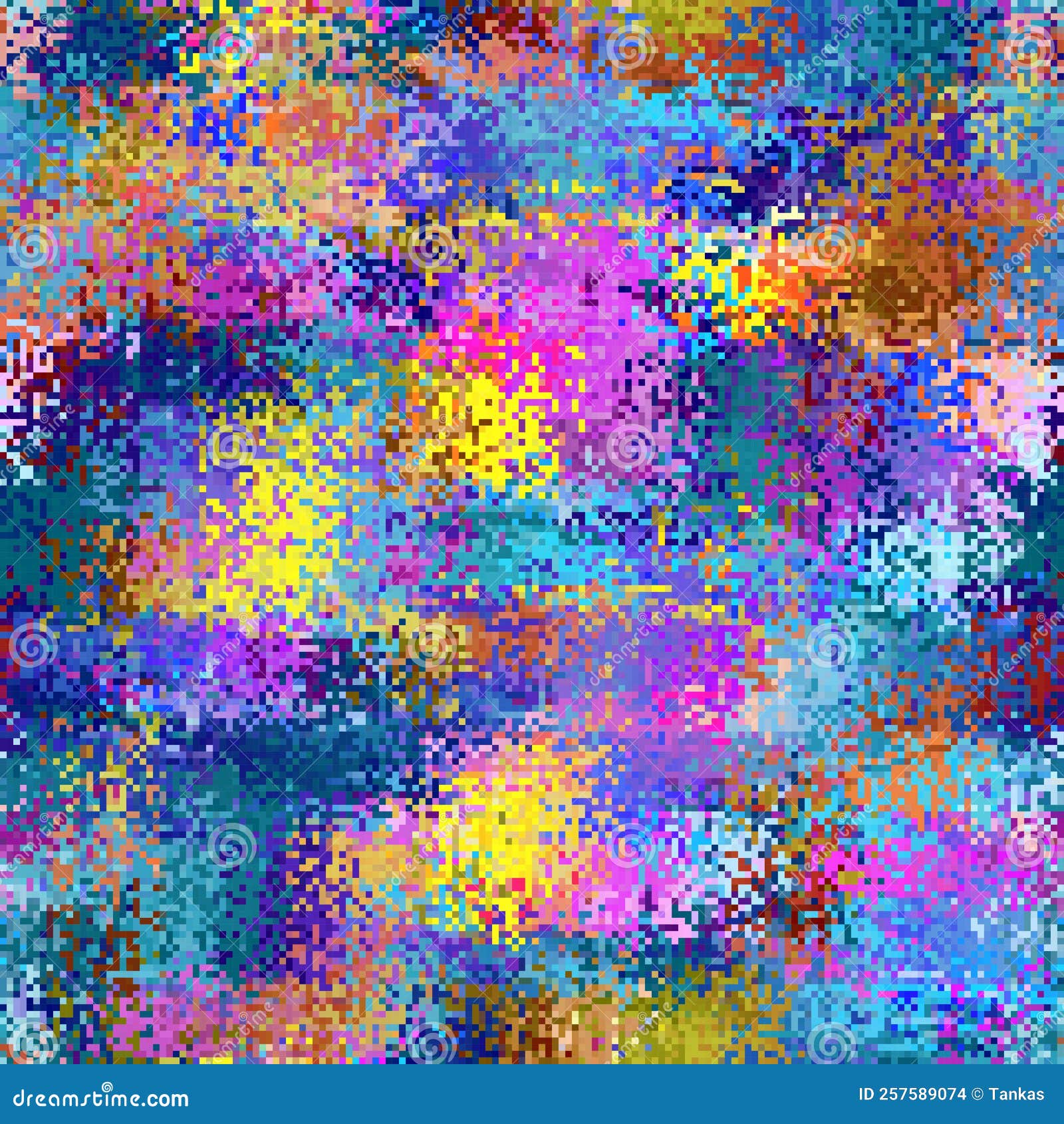 Pattern of a Random Small Dots. Seamless Image Stock Illustration ...