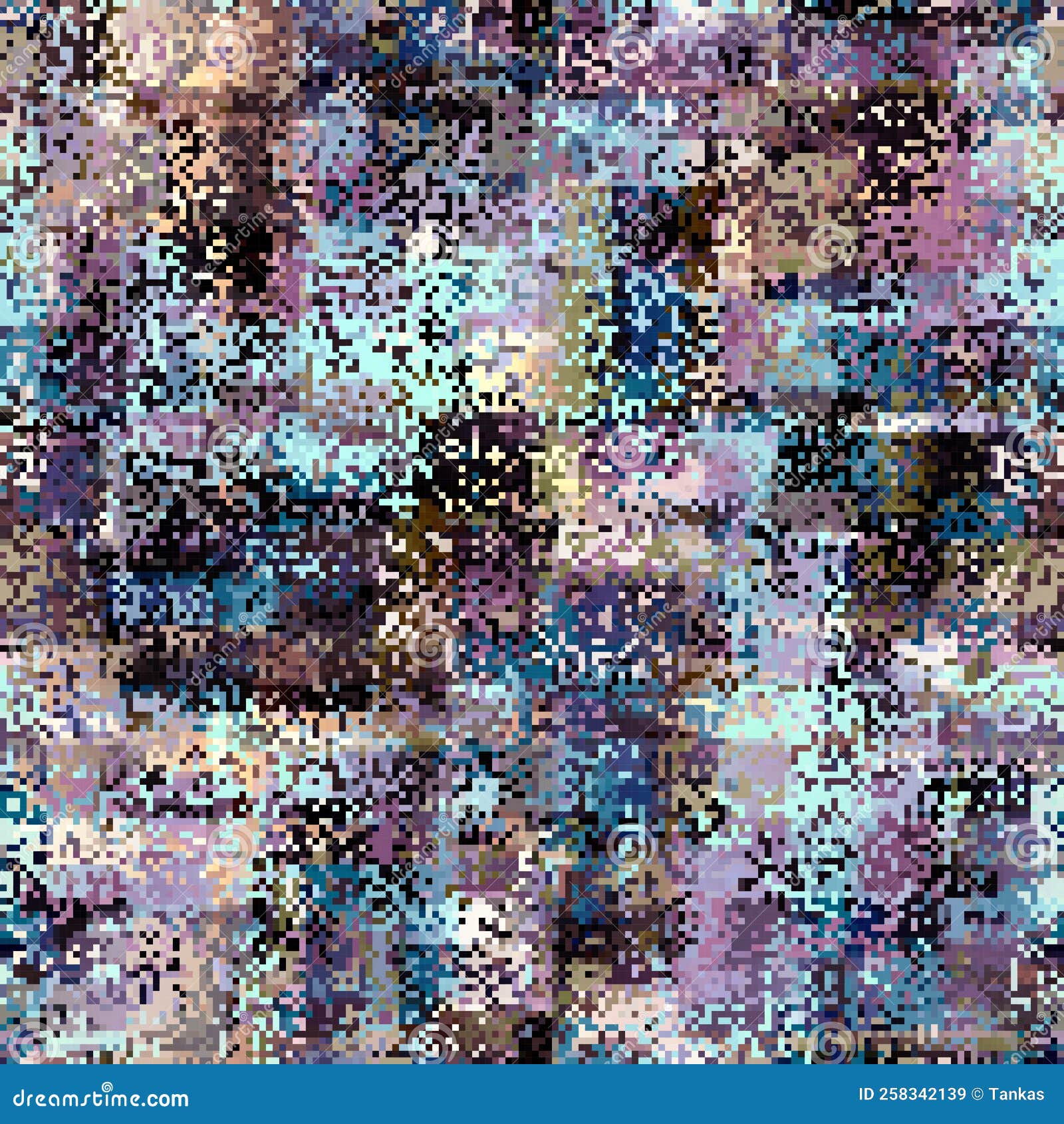 Pattern of a Random Small Dots. Seamless Image Stock Vector ...