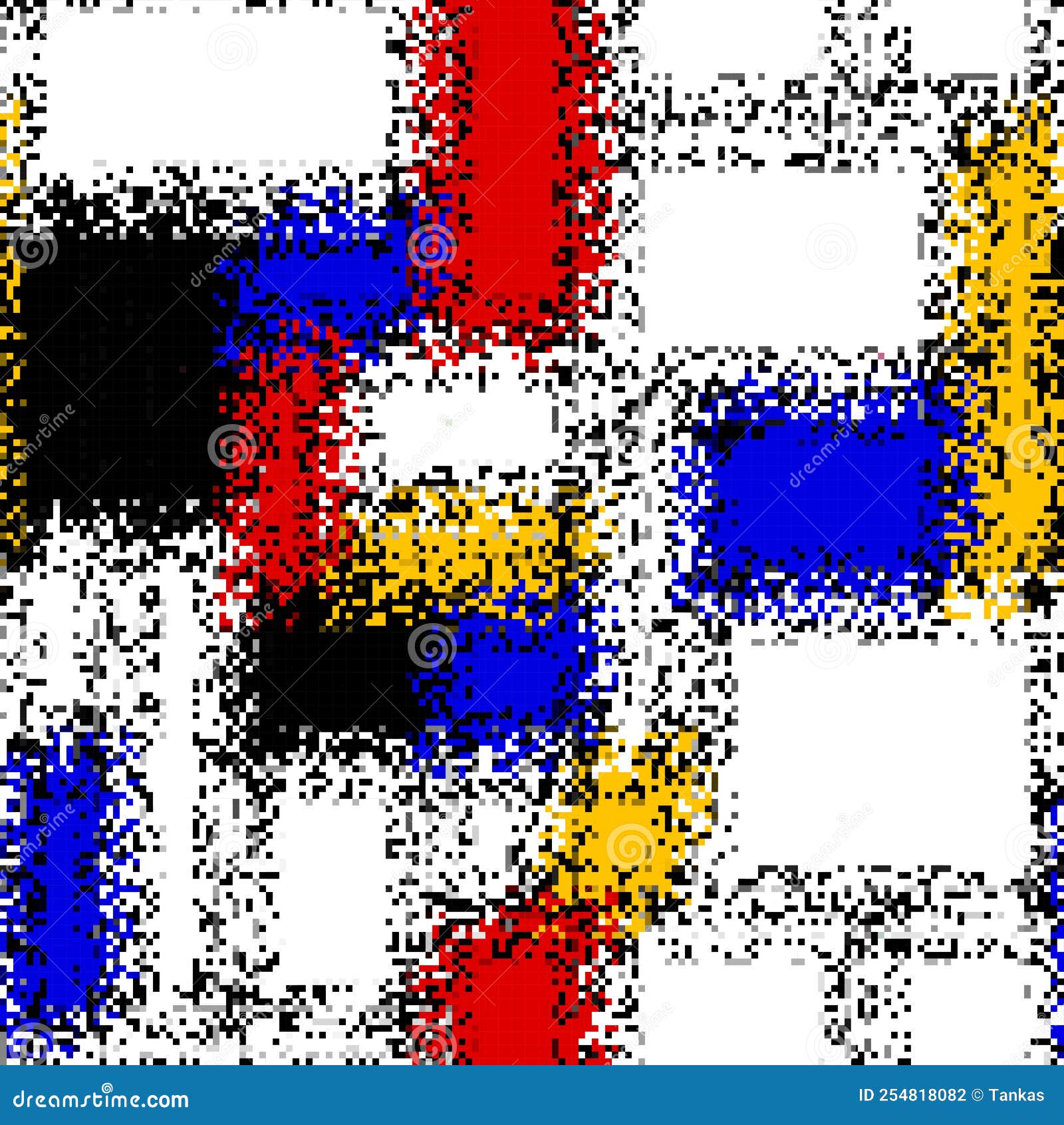 Pattern of a Random Small Dots. Seamless Image Stock Illustration ...