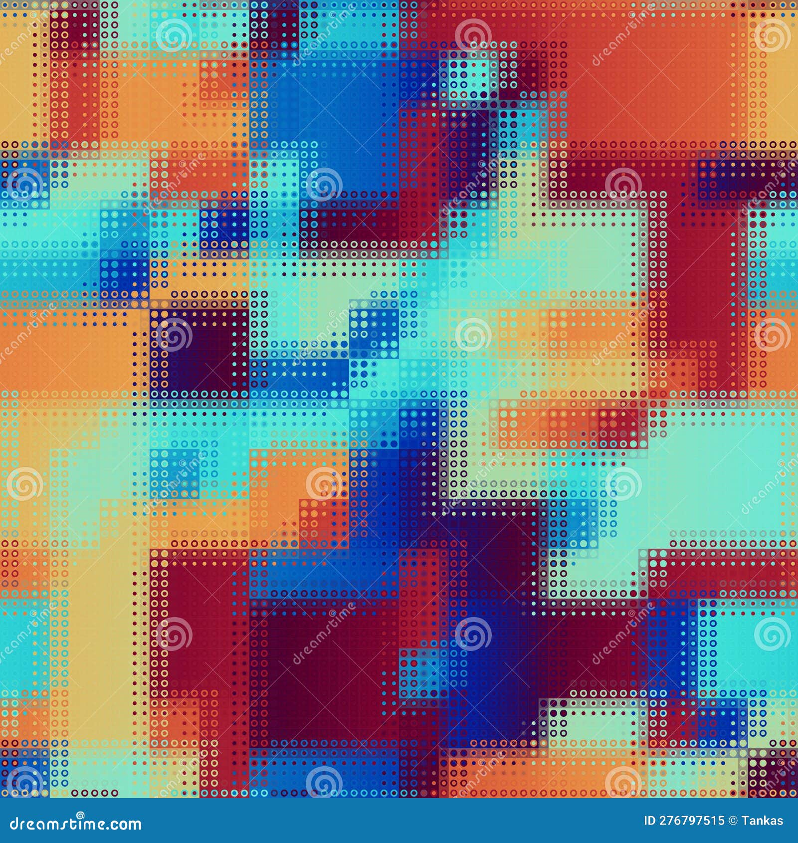 Pattern of a Random Small Dots. Seamless Vector Image Stock ...