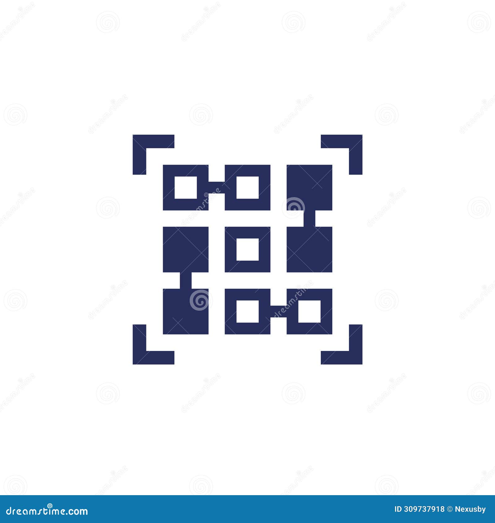 Pattern Recognition Icon on White Stock Vector - Illustration of ...